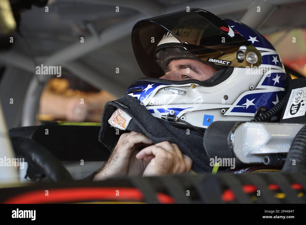 CHARLOTTE, NC - OCTOBER 9: Brendan Gaughan (62) during practice for the ...