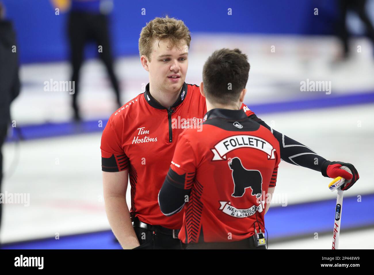 London, Canada. 05th Mar, 2023. Ben Stringer of team New Foundland and Labrador. Credit: Luke ...