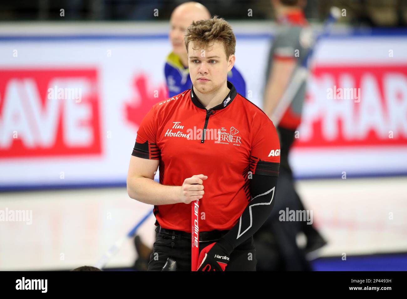 London, Canada. 05th Mar, 2023. Ben Stringer of team New Foundland and Labrador. Credit: Luke ...