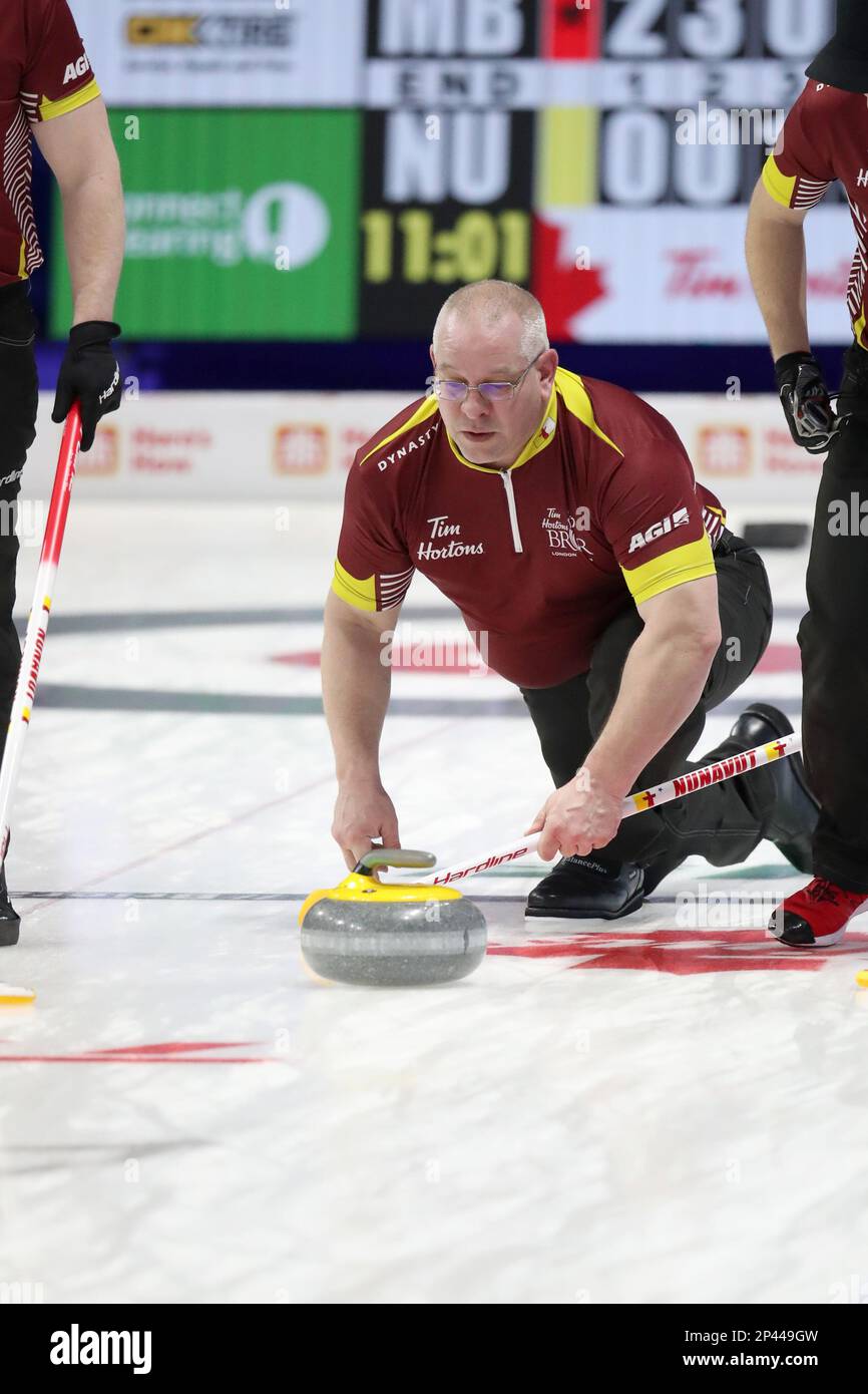 London, Canada. 05th Mar, 2023. Terry Lichty of team Nunavut. Credit ...