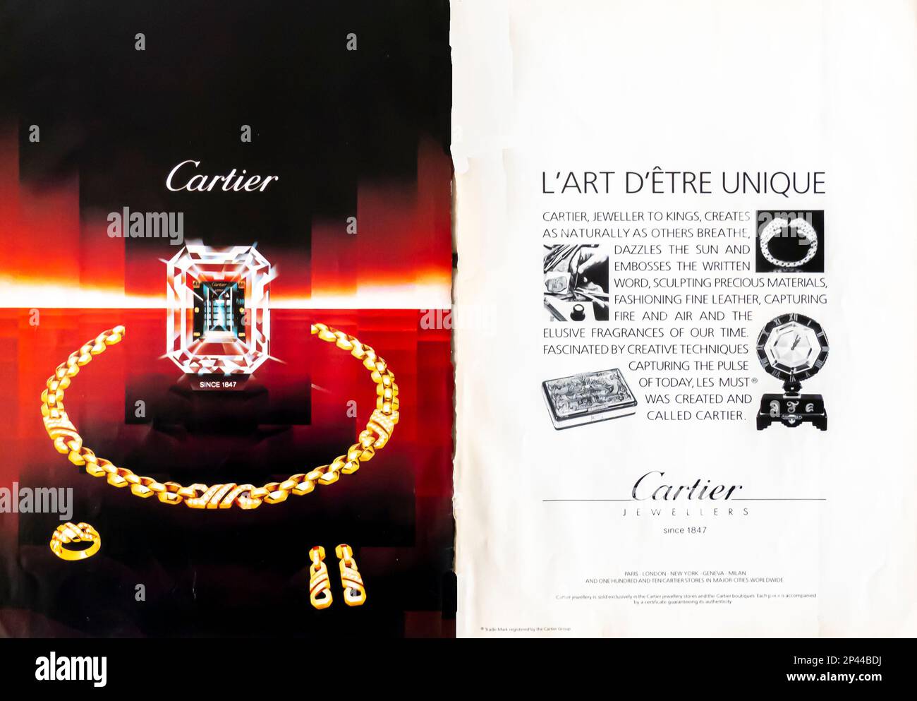 Cartier ads cartier hi-res stock photography and images - Alamy