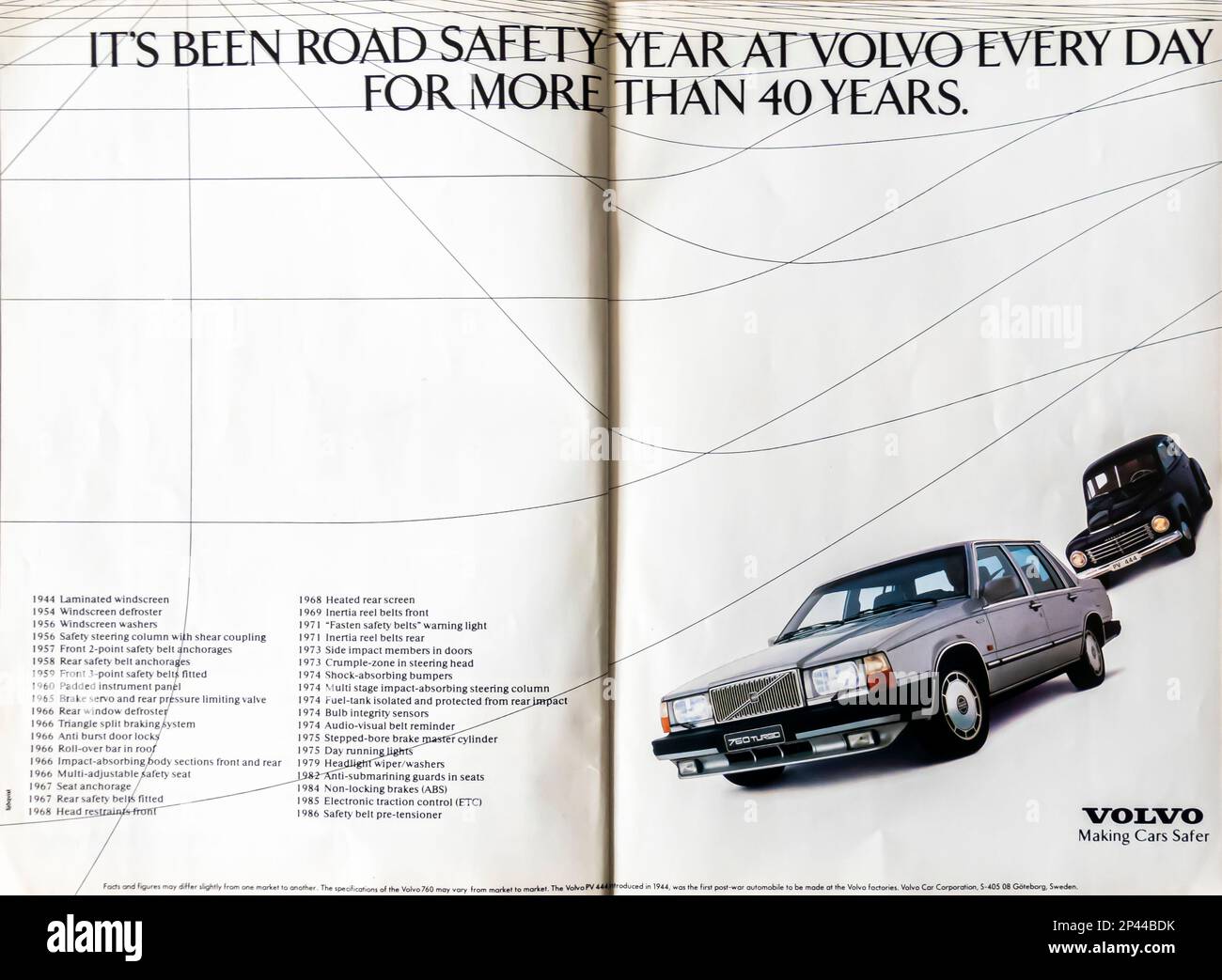 Volvo safety ad hi-res stock photography and images - Alamy