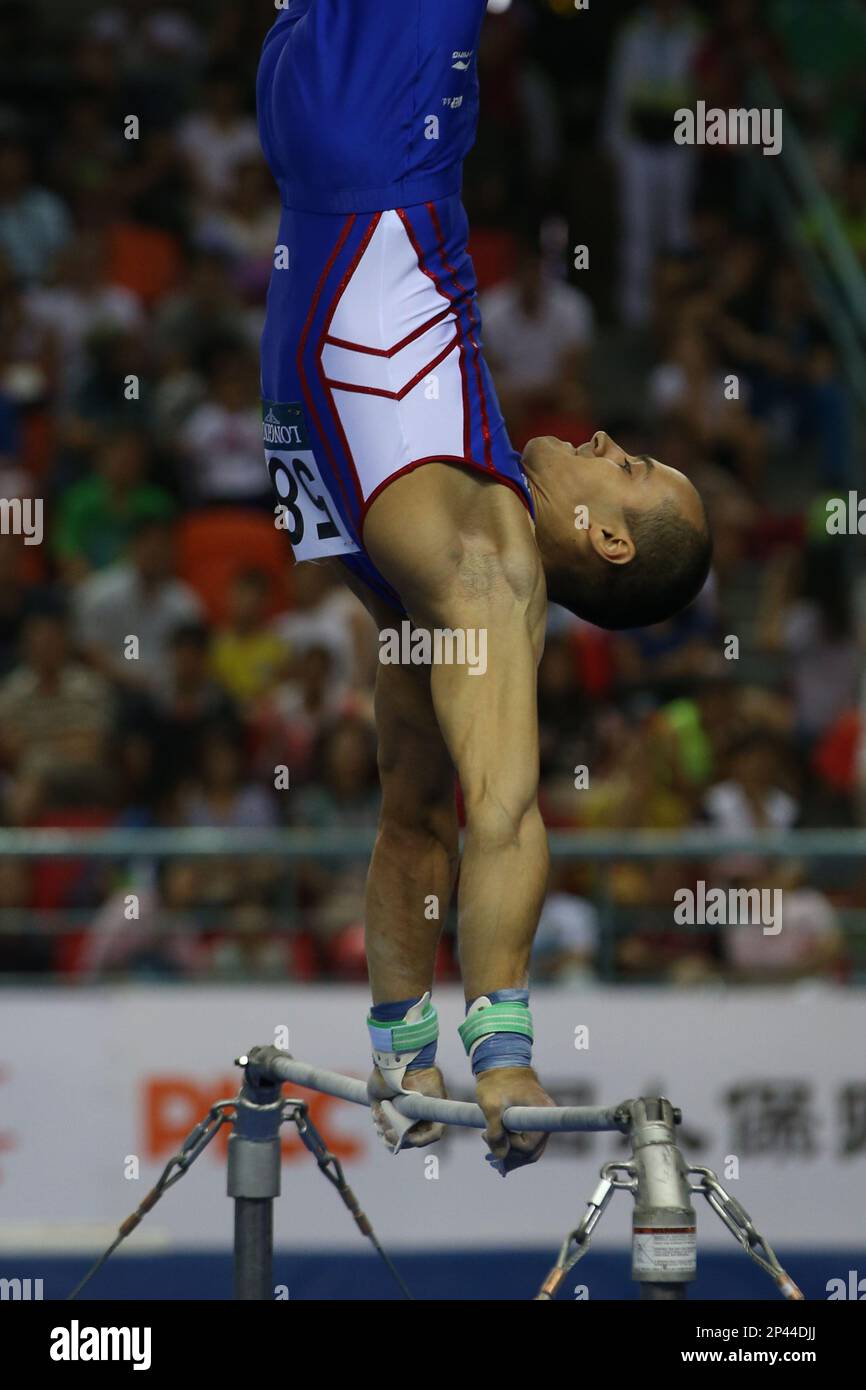 October 12, 2014 Nanning, China..Marijo Moznik (CRO) competes in the ...