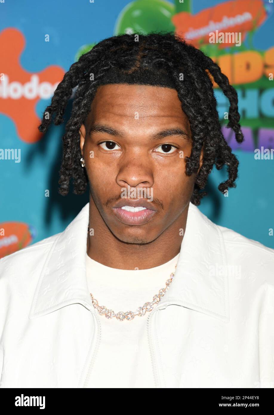 LOS ANGELES, CALIFORNIA - MARCH 04: Lil Baby attends Nickelodeon's 2023 ...