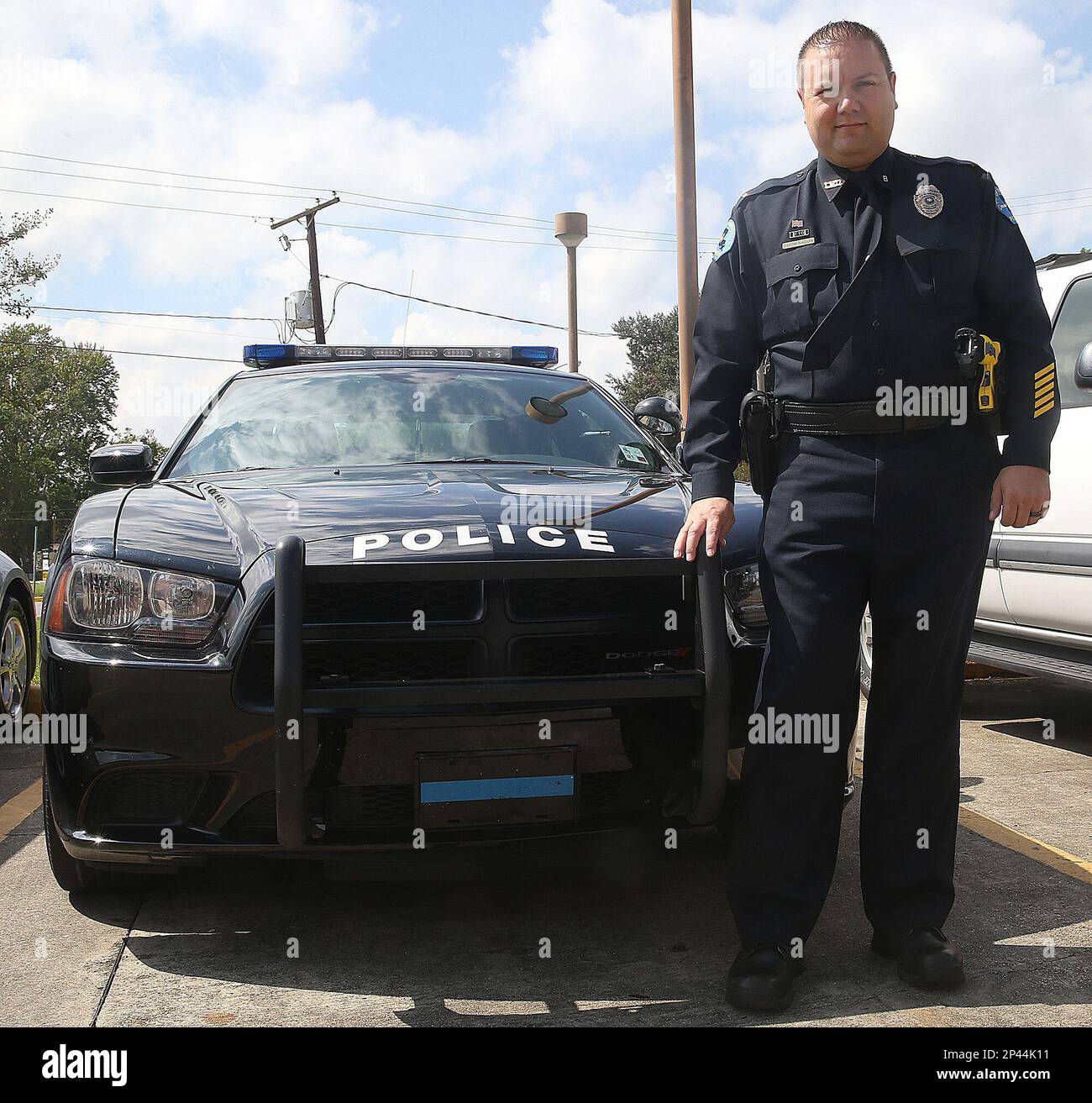 This Sept. 28, 2014 photo shows Lt. Jason Naquin, a fifteen year ...