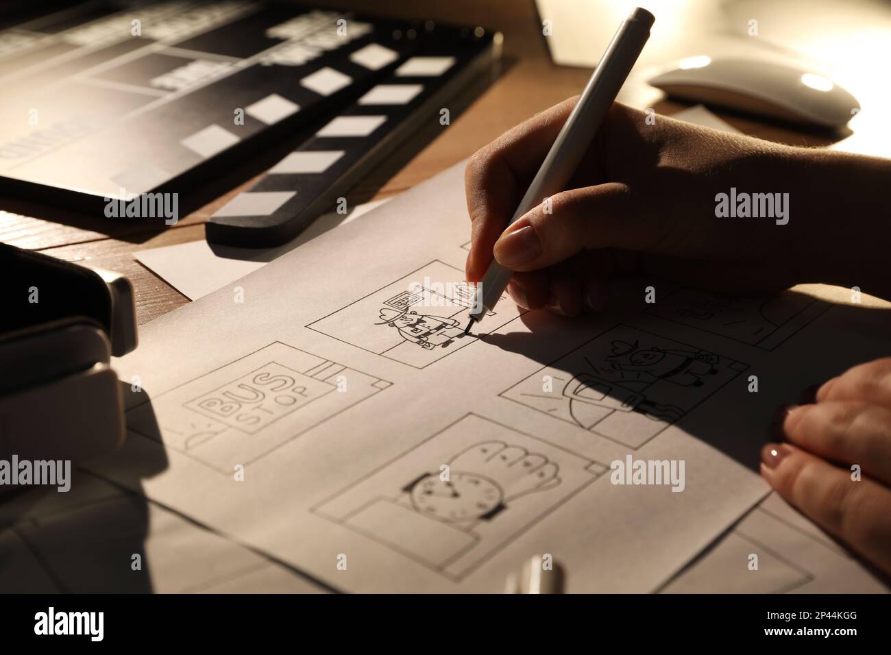 Clapper board business woman hi-res stock photography and images - Alamy