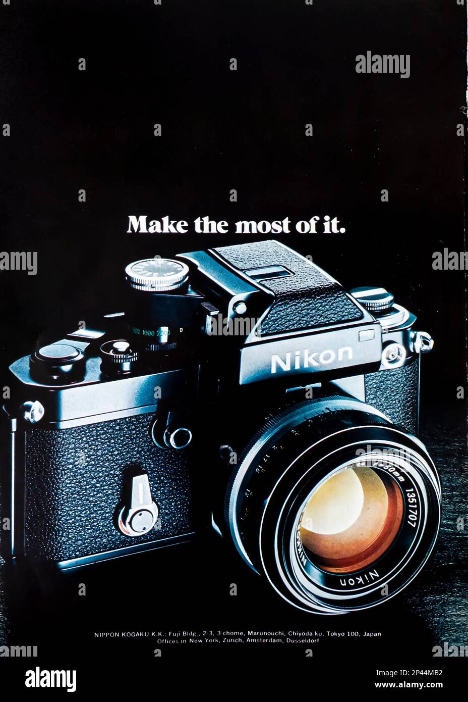 Nikon vintage ads hi-res stock photography and images - Alamy