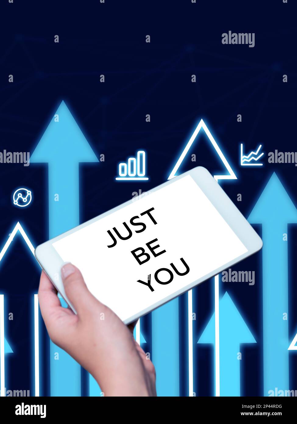 Conceptual display Just Be You. Word Written on Keep being authentic ...