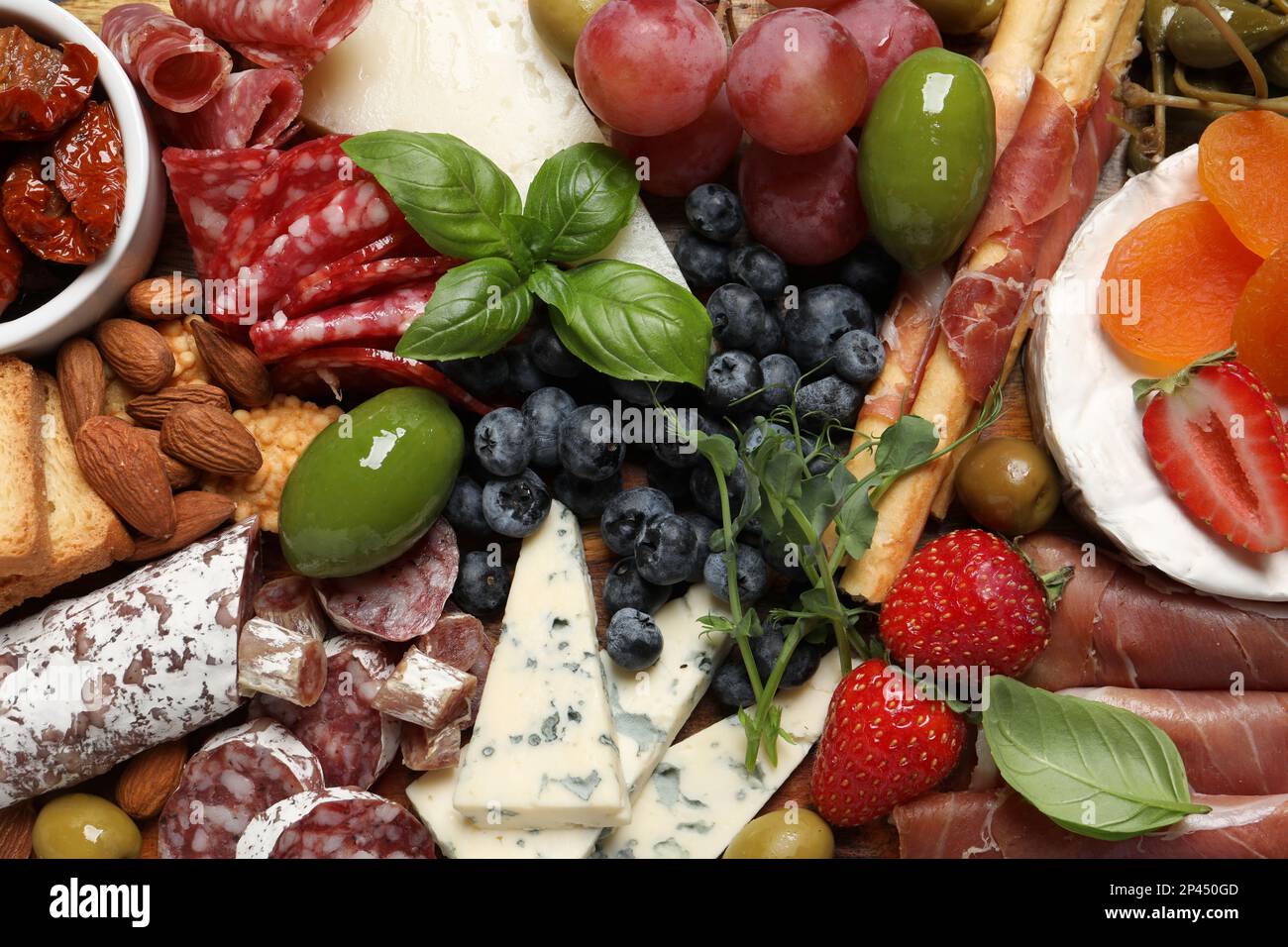 Set different delicious appetizers hi-res stock photography and images ...