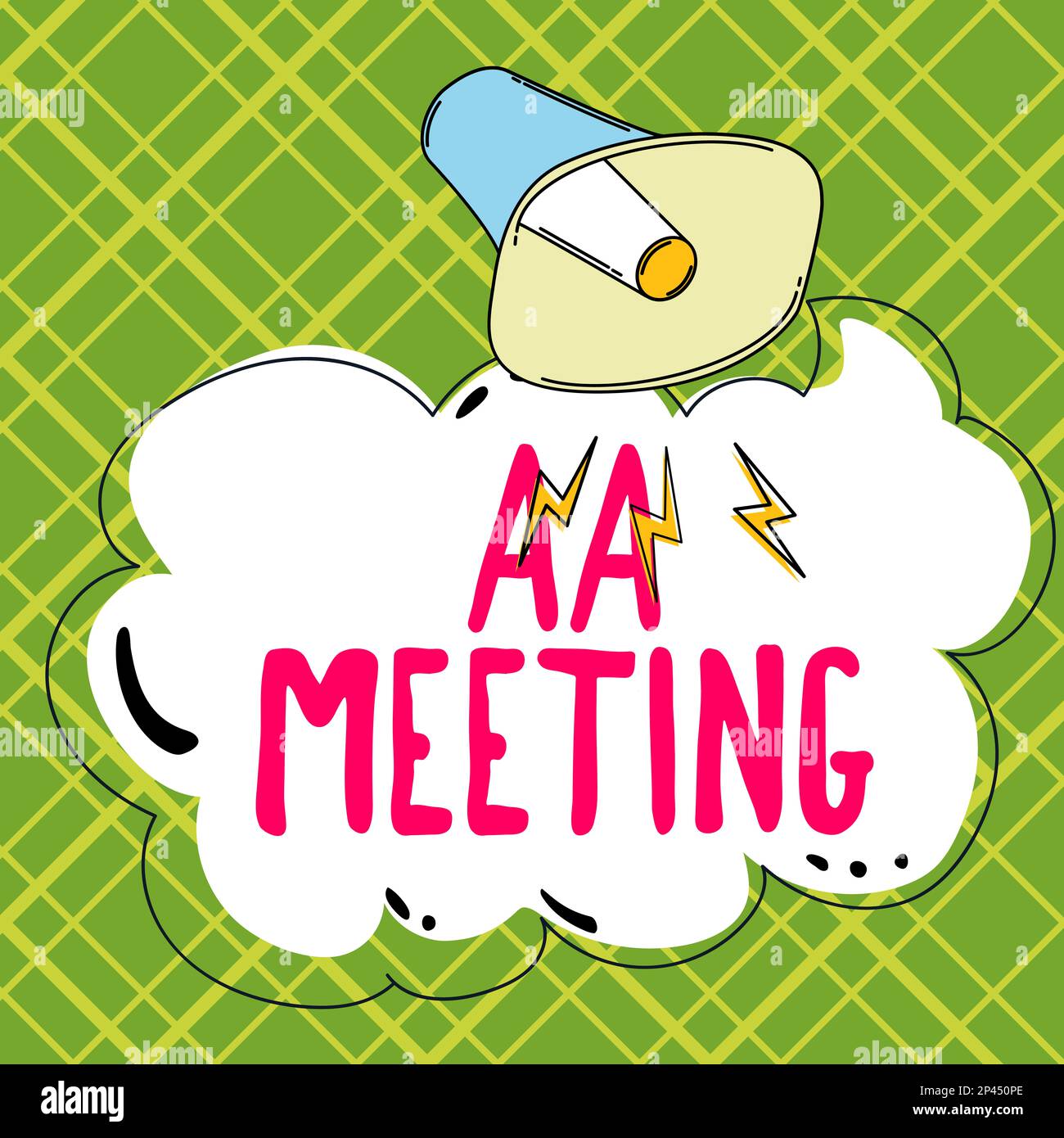 Writing displaying text Aa Meeting. Conceptual photo gathering of ...