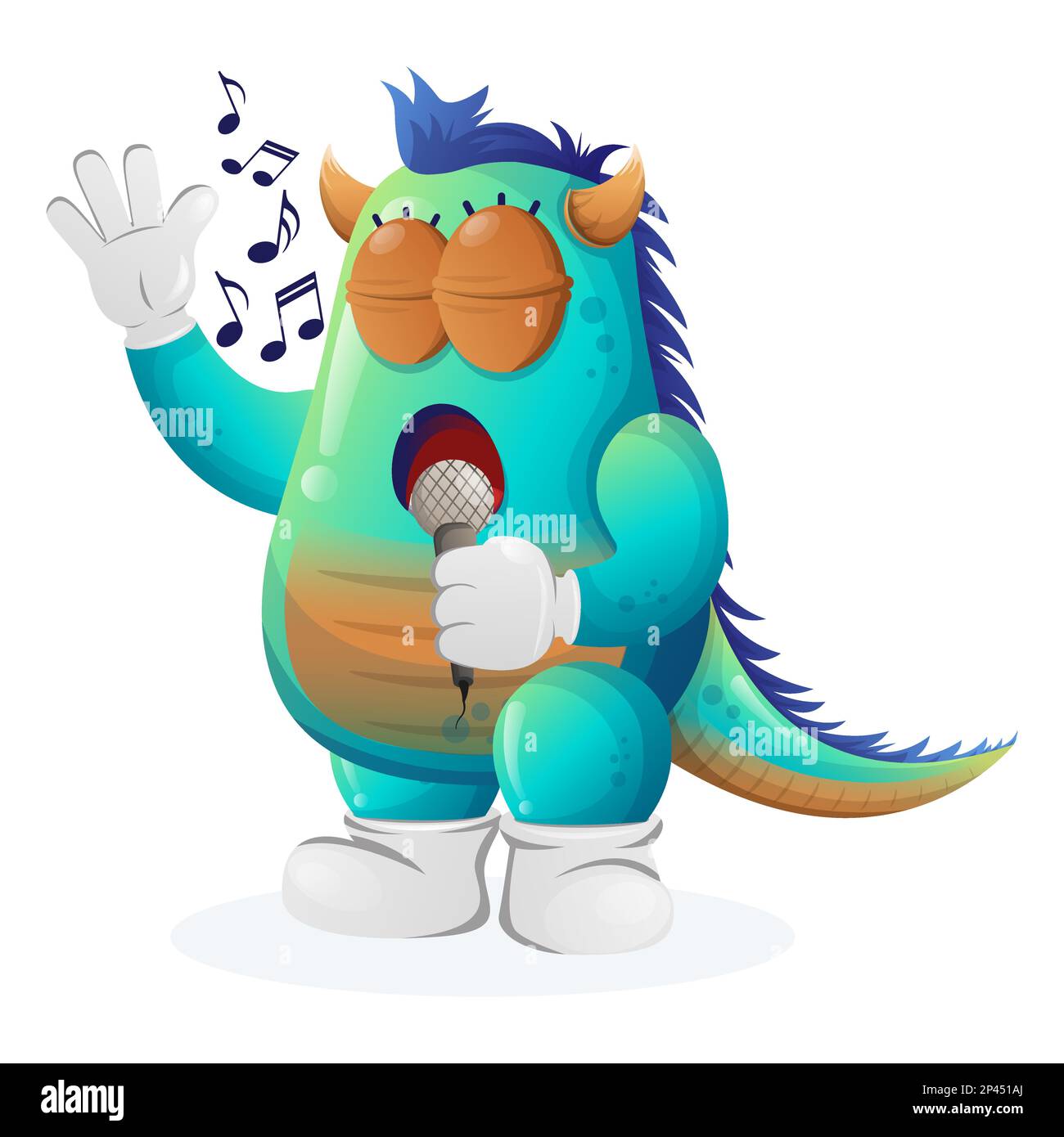 Kids singing class Stock Vector Images - Alamy