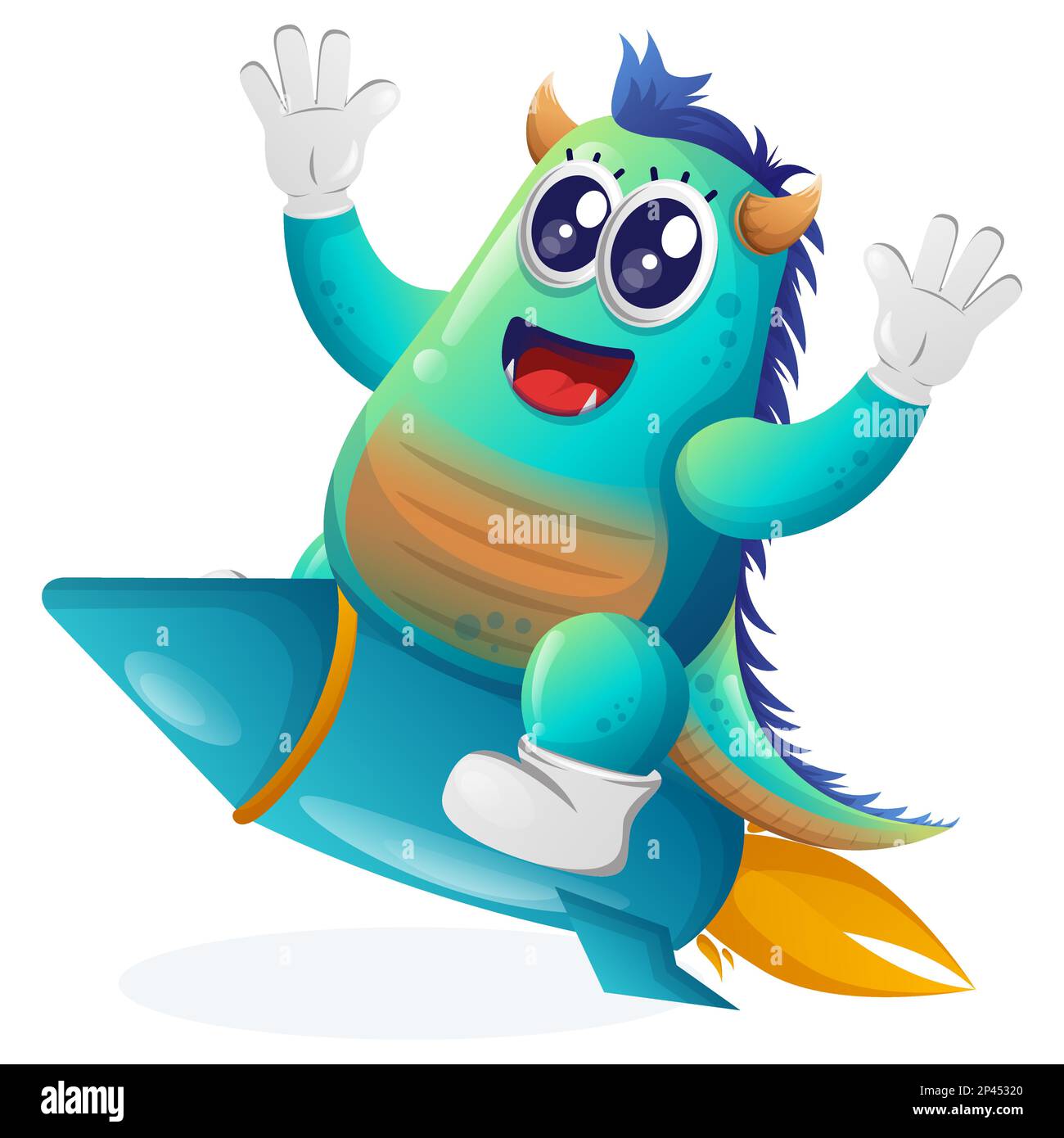 Kids banner colorful flying Stock Vector Images - Alamy