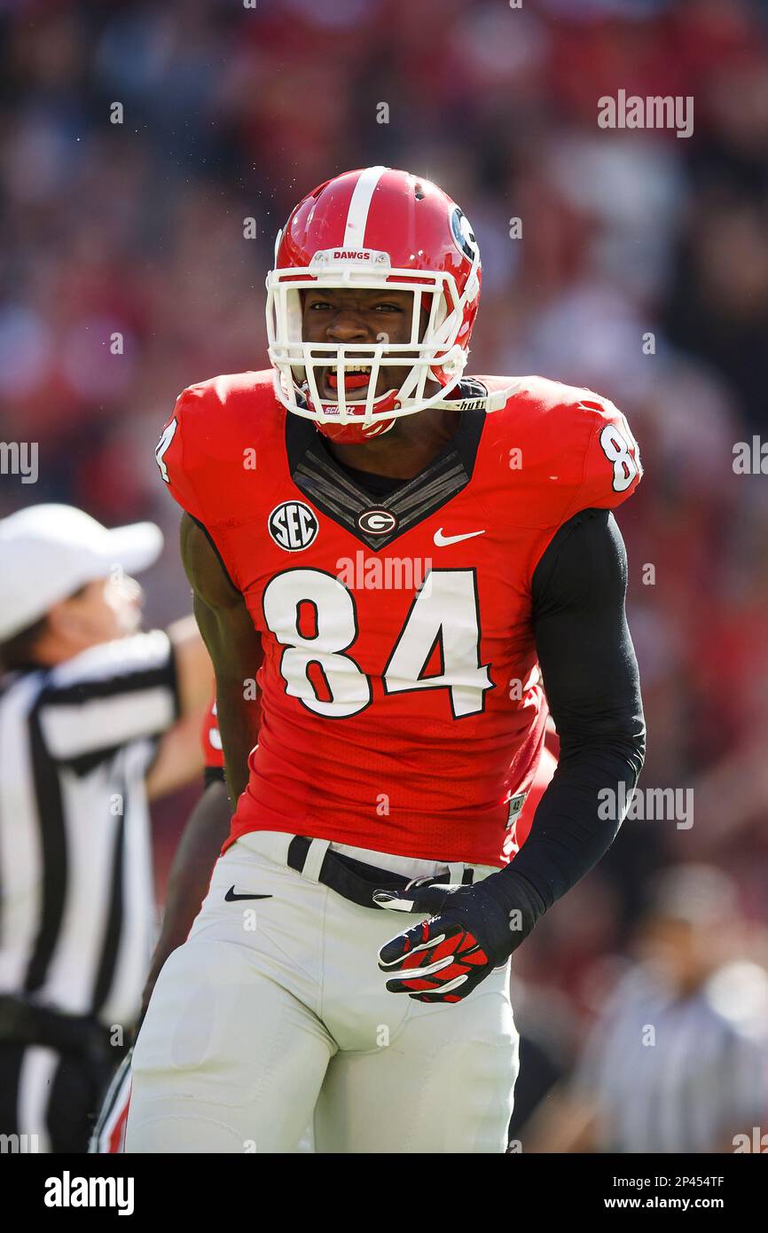 Georgia Bulldogs linebacker Leonard Floyd (84) celebrates during an ...