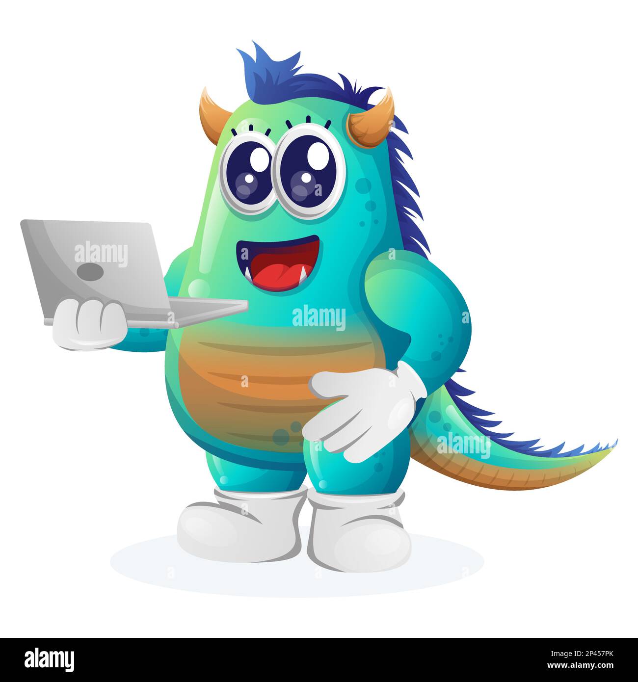 Cartoon kids laptop hi-res stock photography and images - Alamy