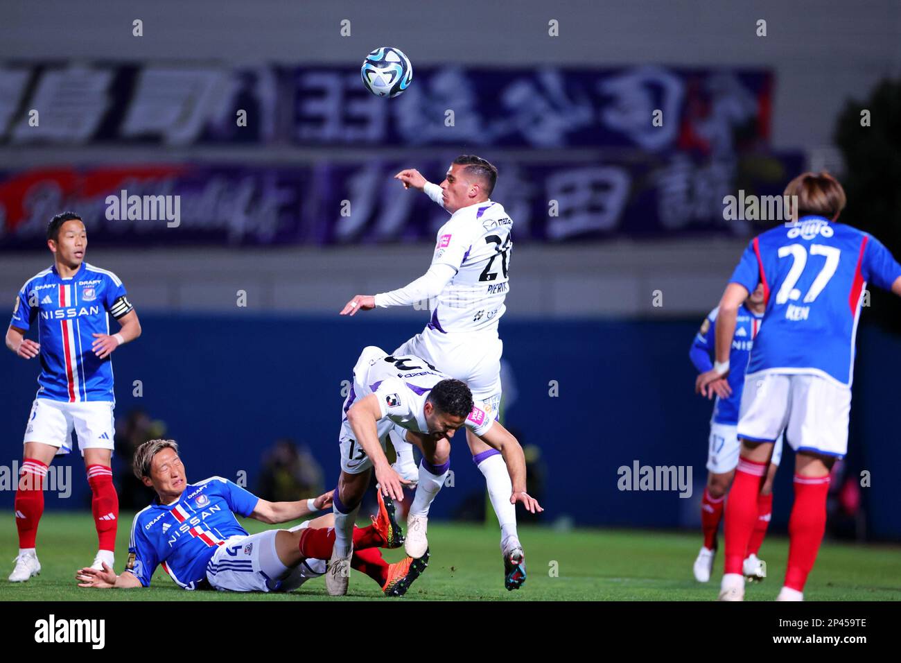 NHK Spring Mitsuzawa Football Stadium, Kanagawa, Japan. 3rd Mar, 2023. Pieros Sotiriou ...