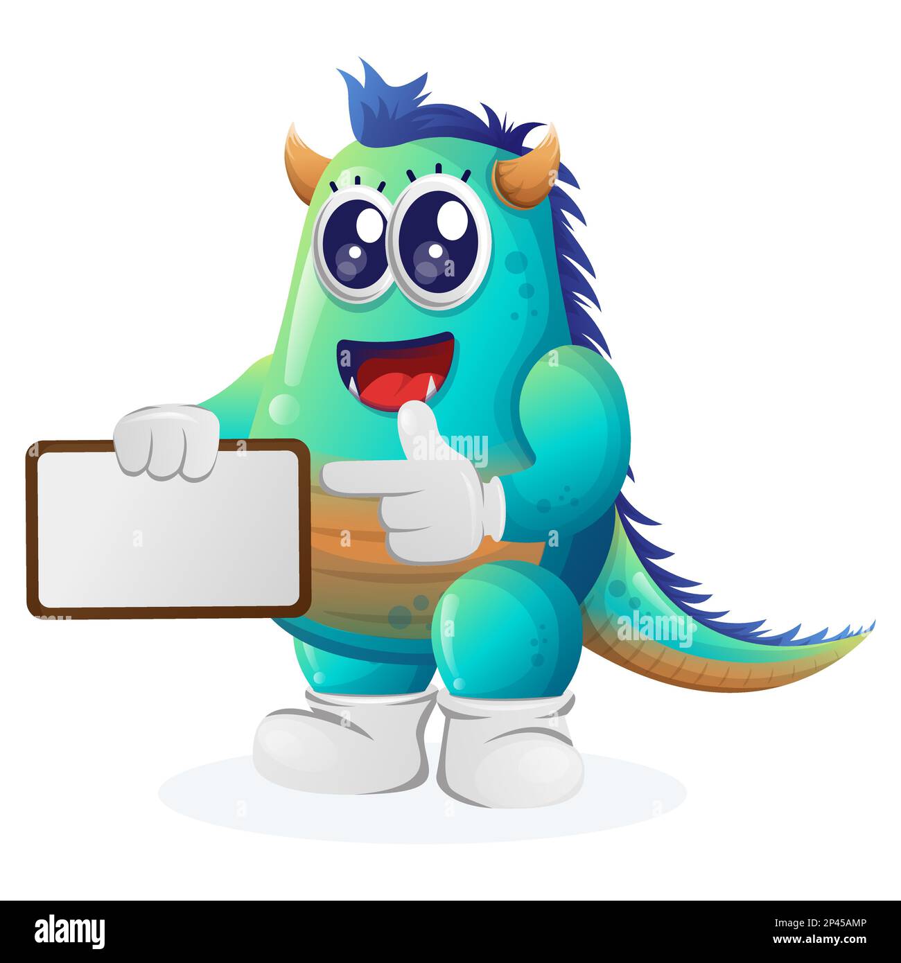 Cartoon kids holding sign hi-res stock photography and images - Alamy