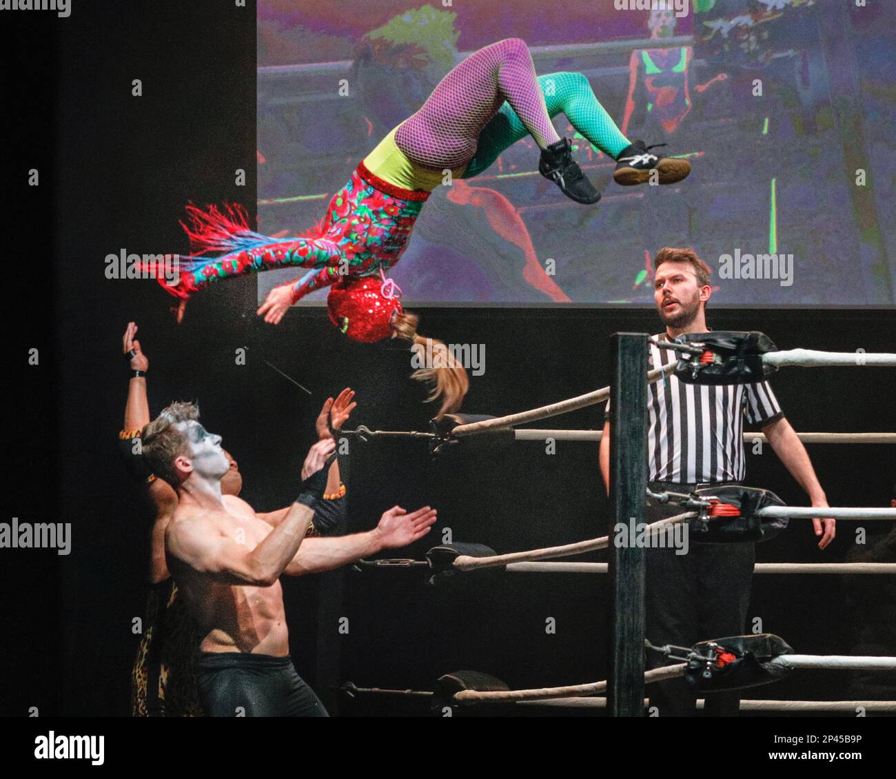 London, UK, 05th Mar 2023. 'Max and Ivan's "The Wrestling" ' sees well ...