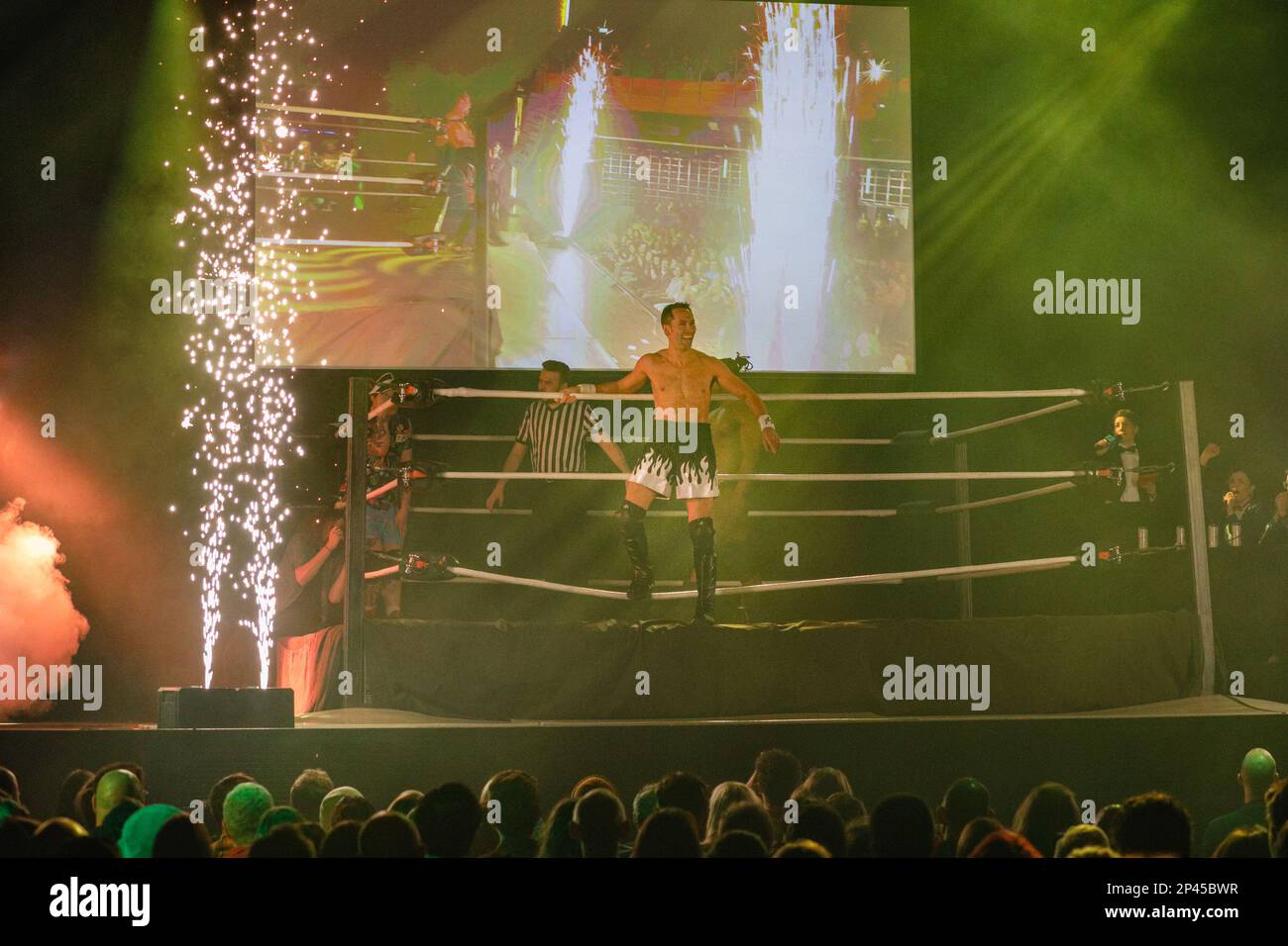 London, UK, 05th Mar 2023. 'Max and Ivan's "The Wrestling" ' sees well ...
