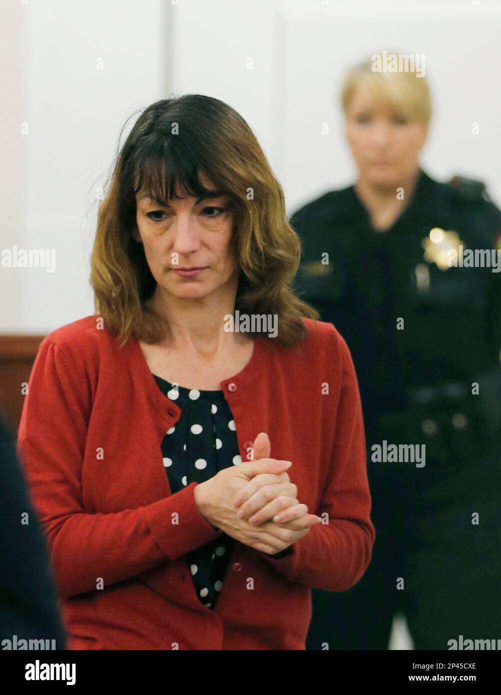 Michele Williams enters the courtroom in the 396th Criminal District ...