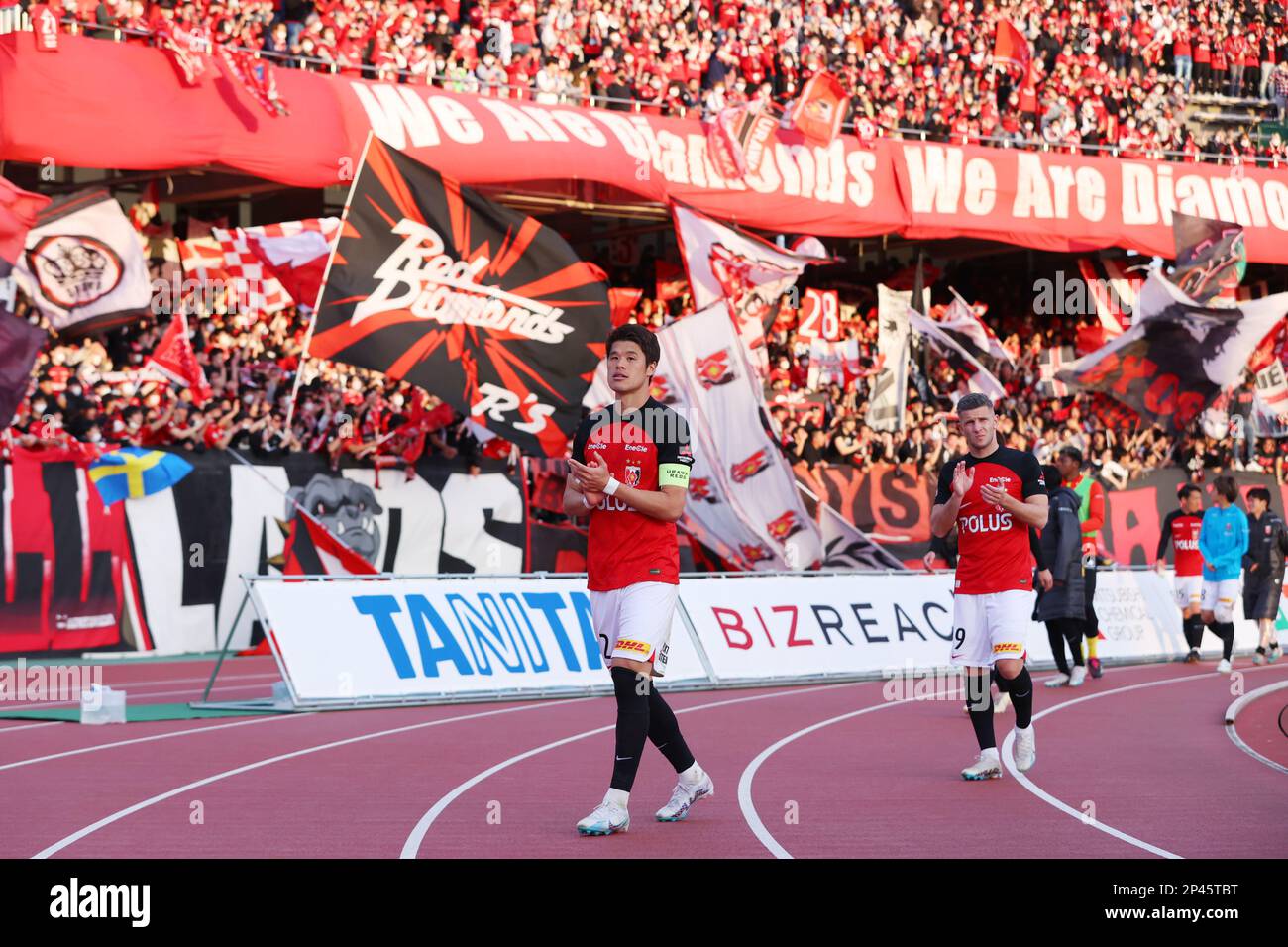 Urawa Komaba Stadium, Saitama, Japan. 4th Mar, 2023. Urawa Red Diamonds ...