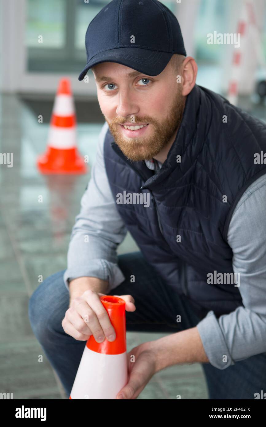 Traffic cone fun hi-res stock photography and images - Alamy