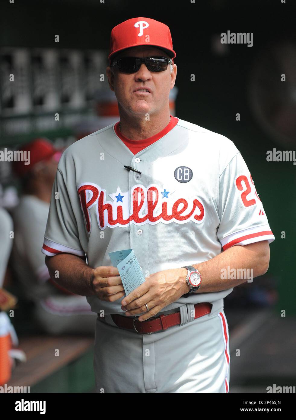 Philadelphia Phillies Ryne Sandberg (23) during a game against the ...