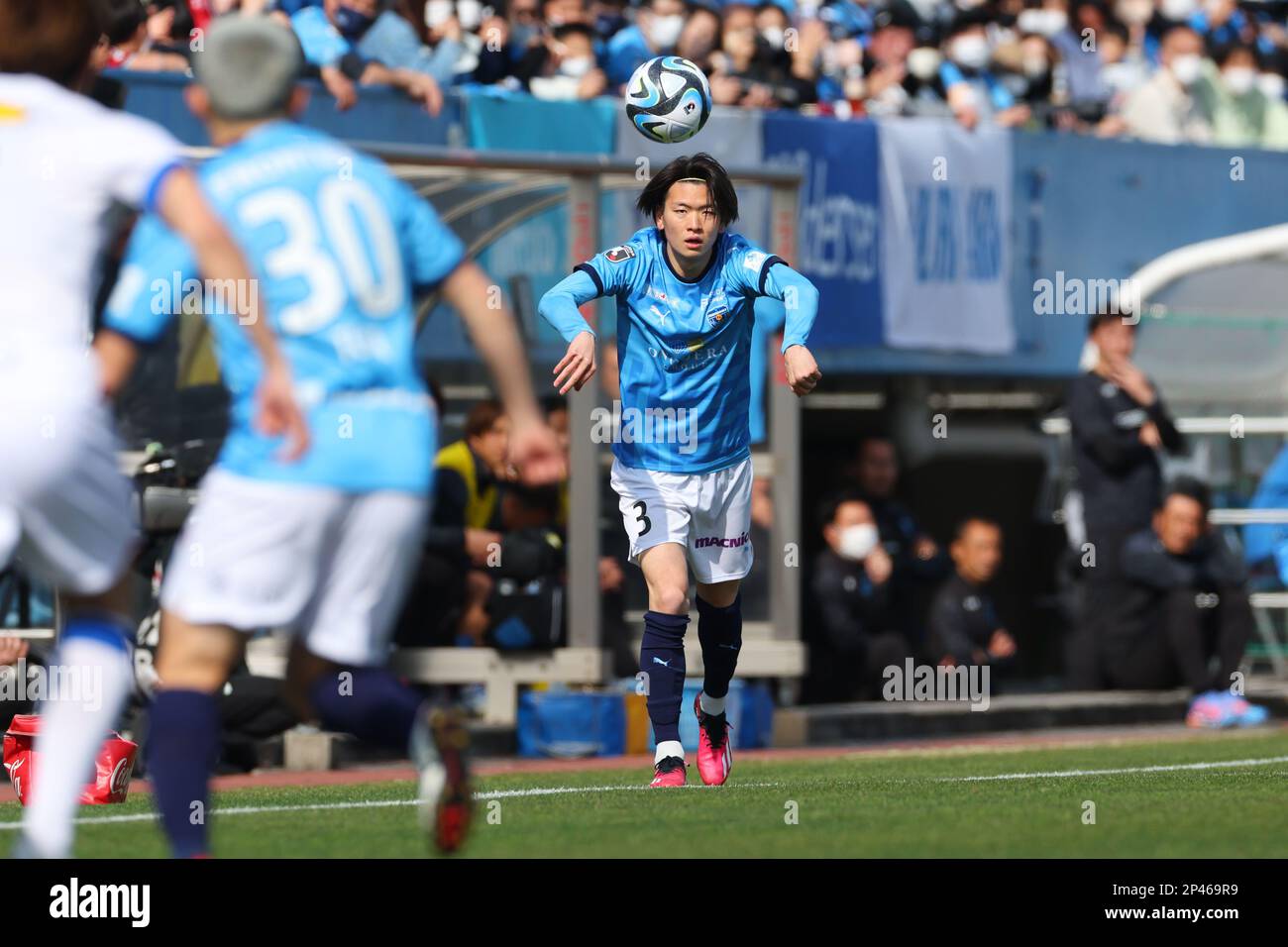 NHK Spring Mitsuzawa Football Stadium, Kanagawa, Japan. 4th Mar, 2023. Takumi Nakamura (Yokohama ...