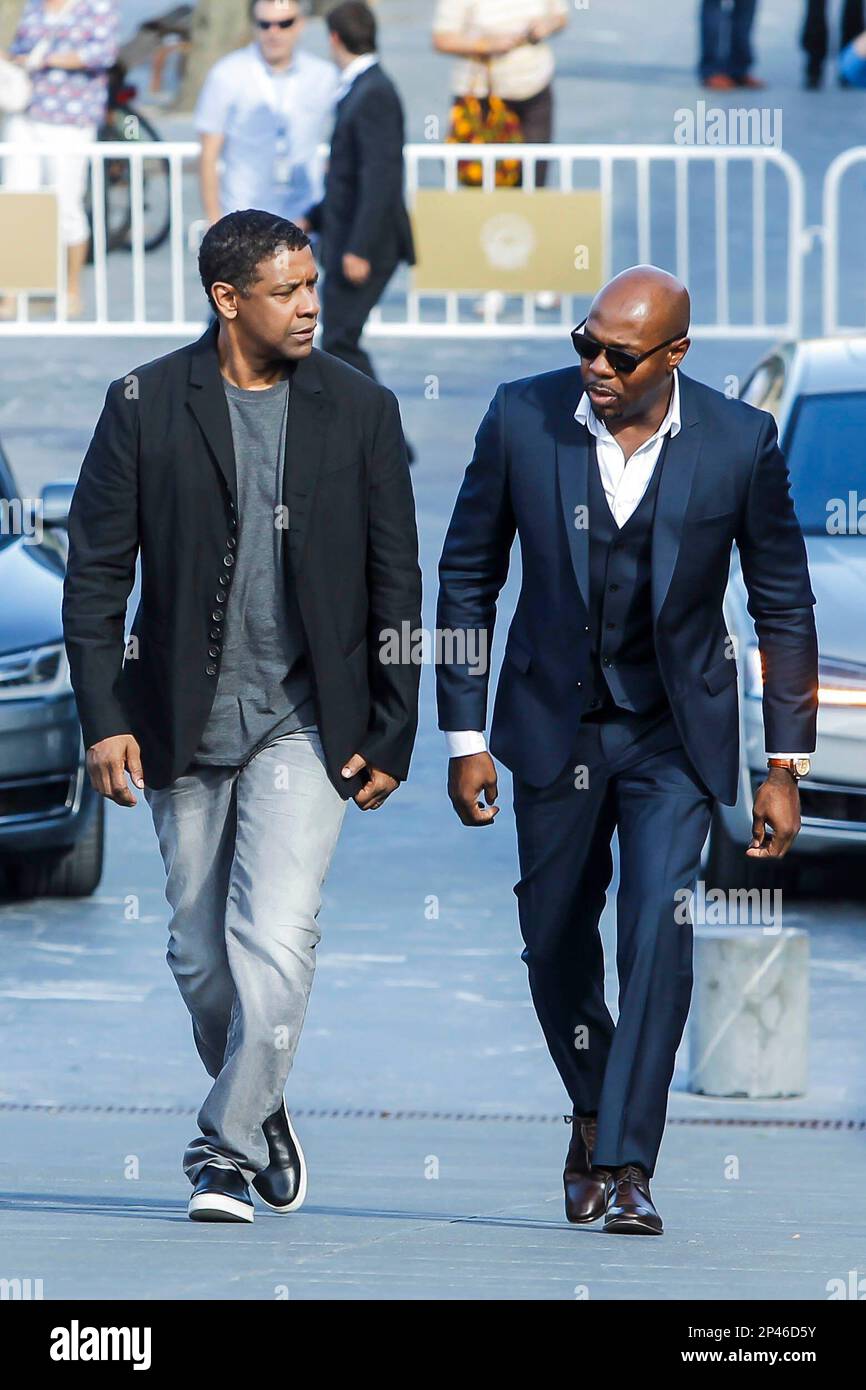 Photo by: WK/STAR MAX/IPx9/19/14Denzel Washington and Antoine Fuqua ...