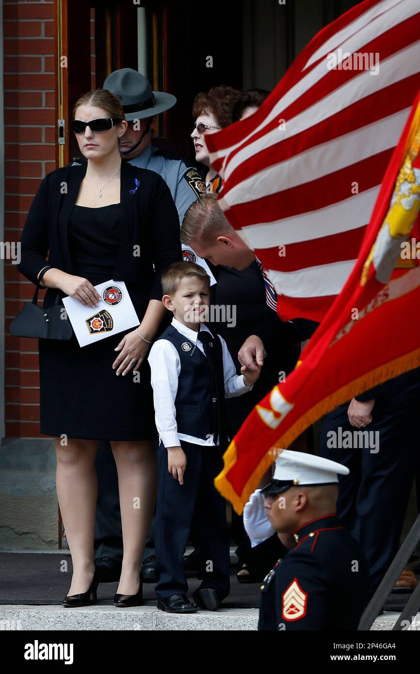 Tiffany Dickson, the widow of Pennsylvania State Trooper Cpl. Bryon ...