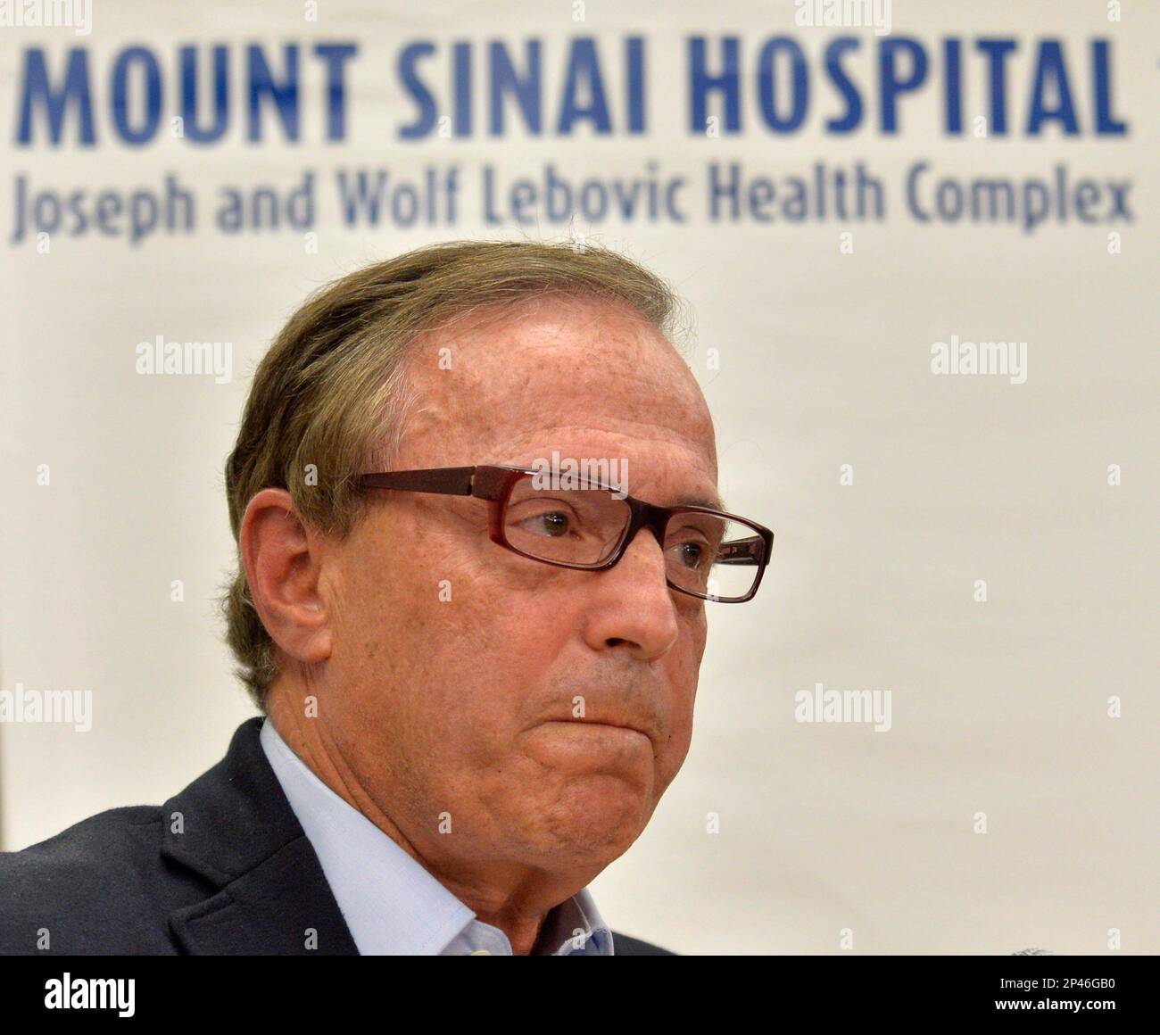 Dr. Zane Cohen, a colorectal surgeon at Mount Sinai hospital, gives an ...