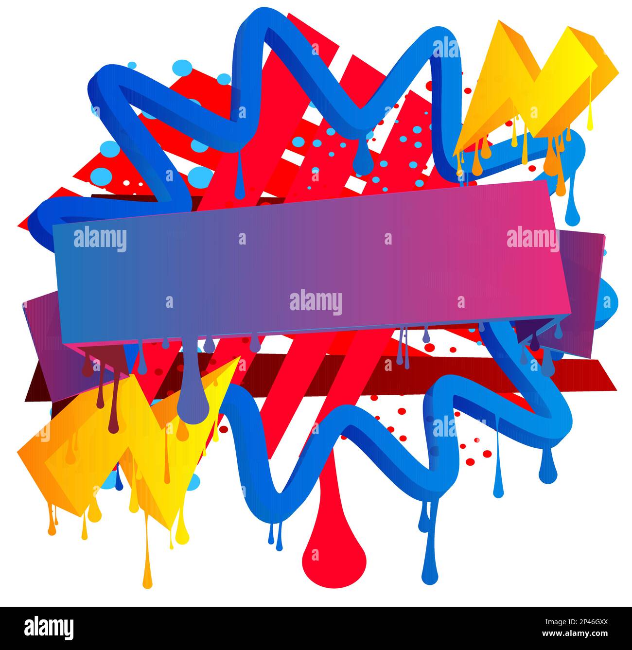Speech Bubble Graffiti Background. Abstract modern dirty street art ...