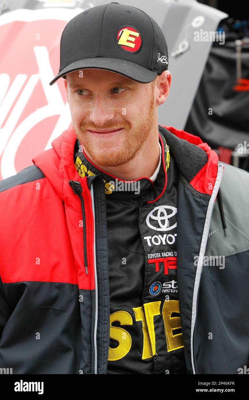 Jeb Burton during practice for the NASCAR Truck Series Lucas Oil 225 ...
