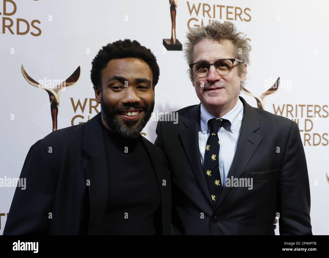 New York, United States. 05th Mar, 2023. Donald Glover and Paul Simms ...