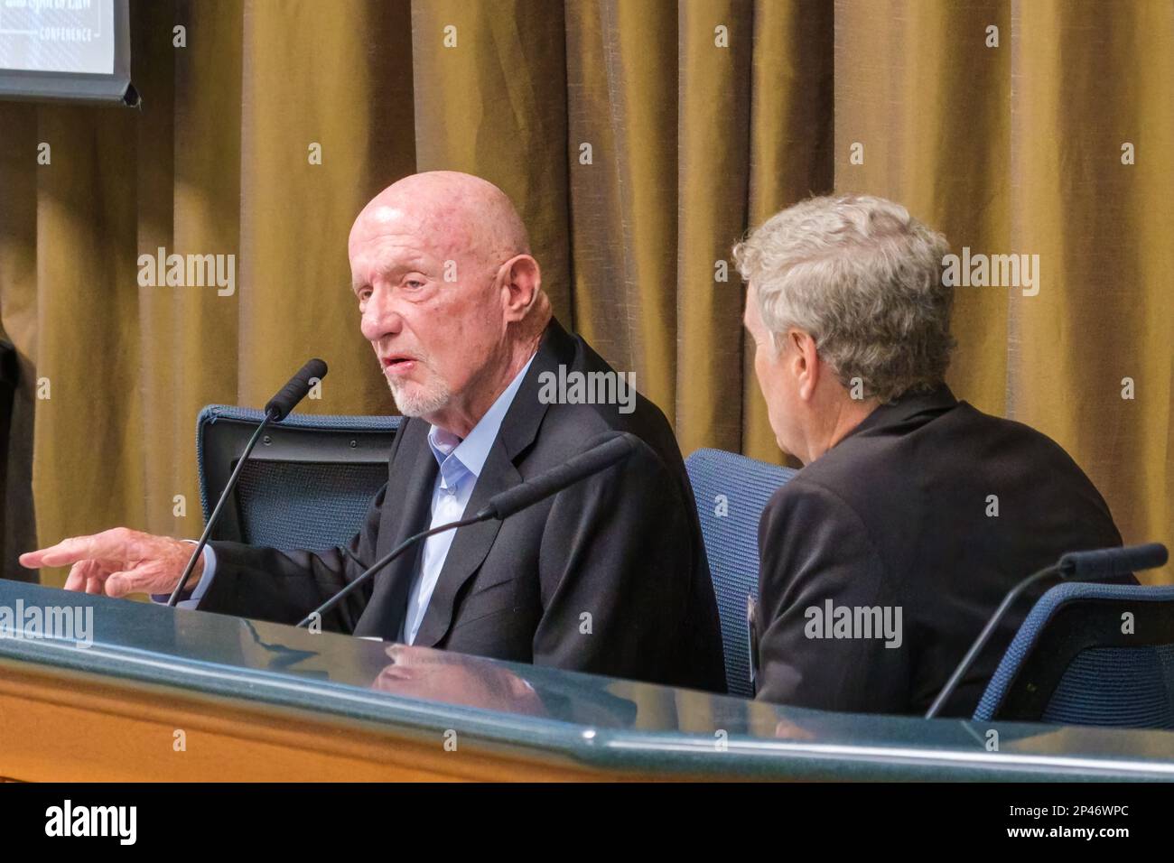 NEW ORLEANS, LA, USA - MARCH 3, 2023: Jonathan Banks being interviewed ...