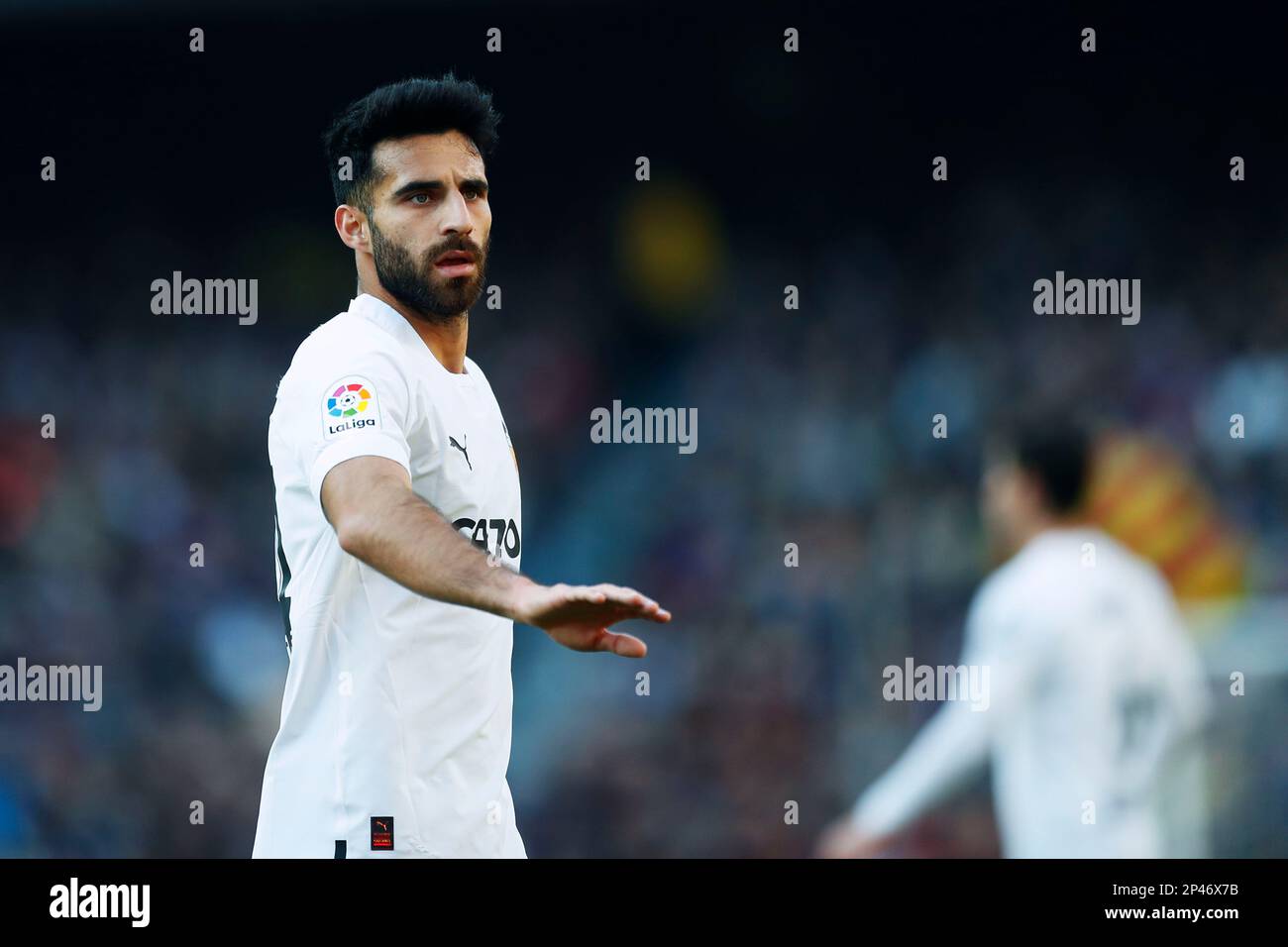 Barcelona, Spain. Credit: D. 5th Mar, 2023. Eray Comert (Valencia) Football/Soccer : Spanish "La ...