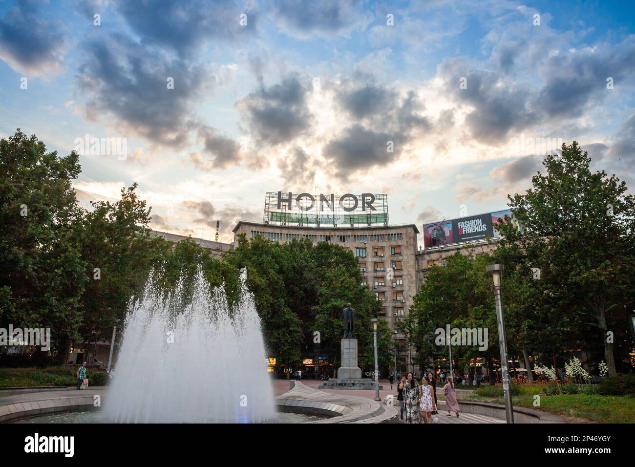 picture of the Nikola Pasic Square, also called Trg Nikole Pasica ...