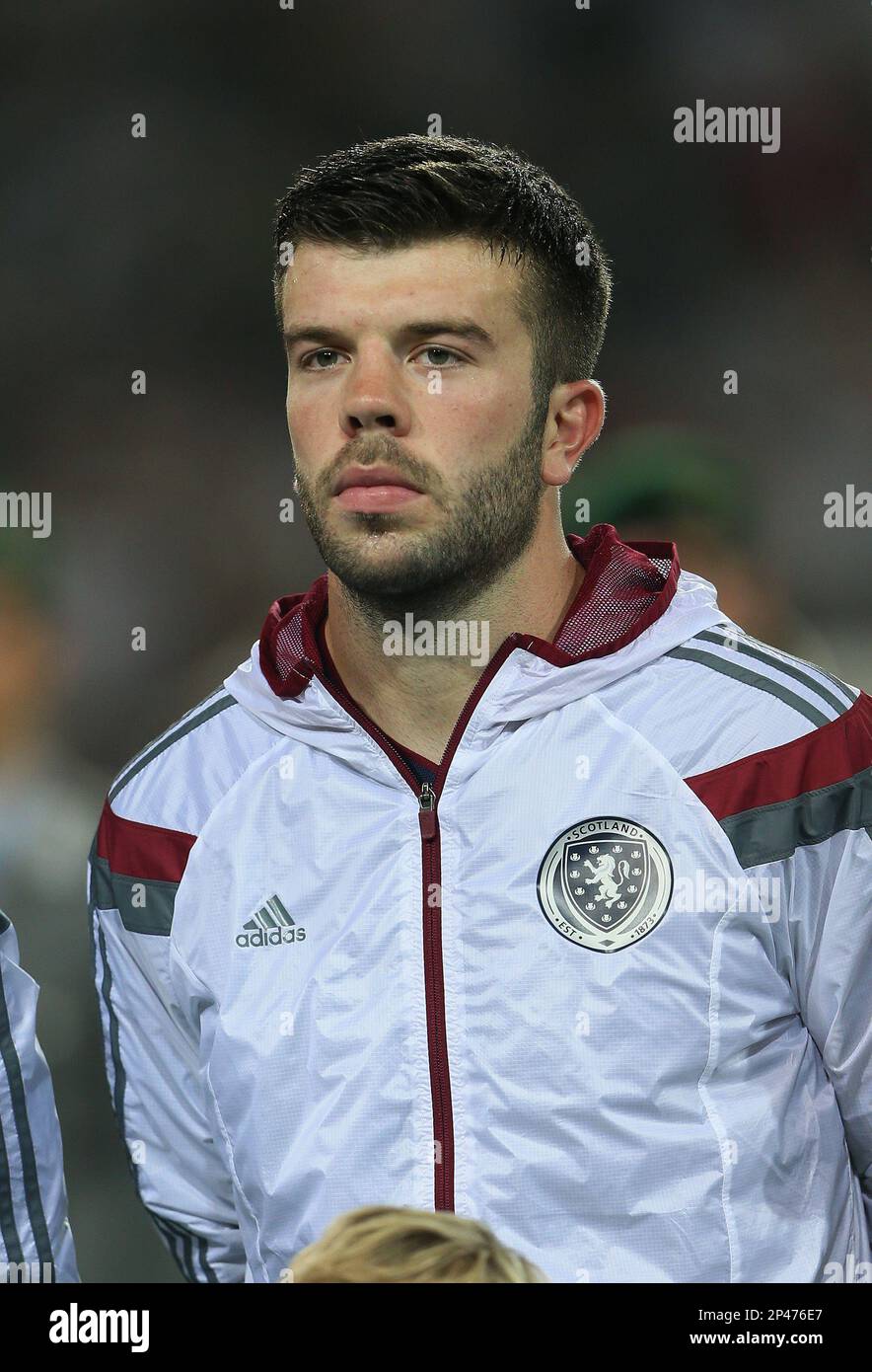 Sept. 7, 2014 - Dortmund, United Kingdom - Scotland's Grant Hanley in ...