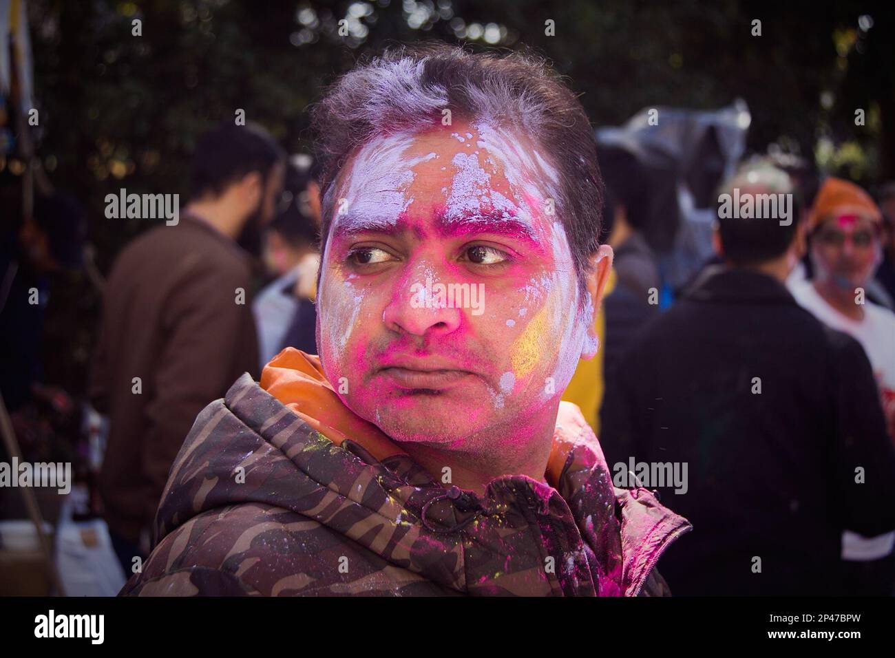 March 3, 2022 - The 5th Holi Mela in Tokyo, Japan. Holi is one of the ...