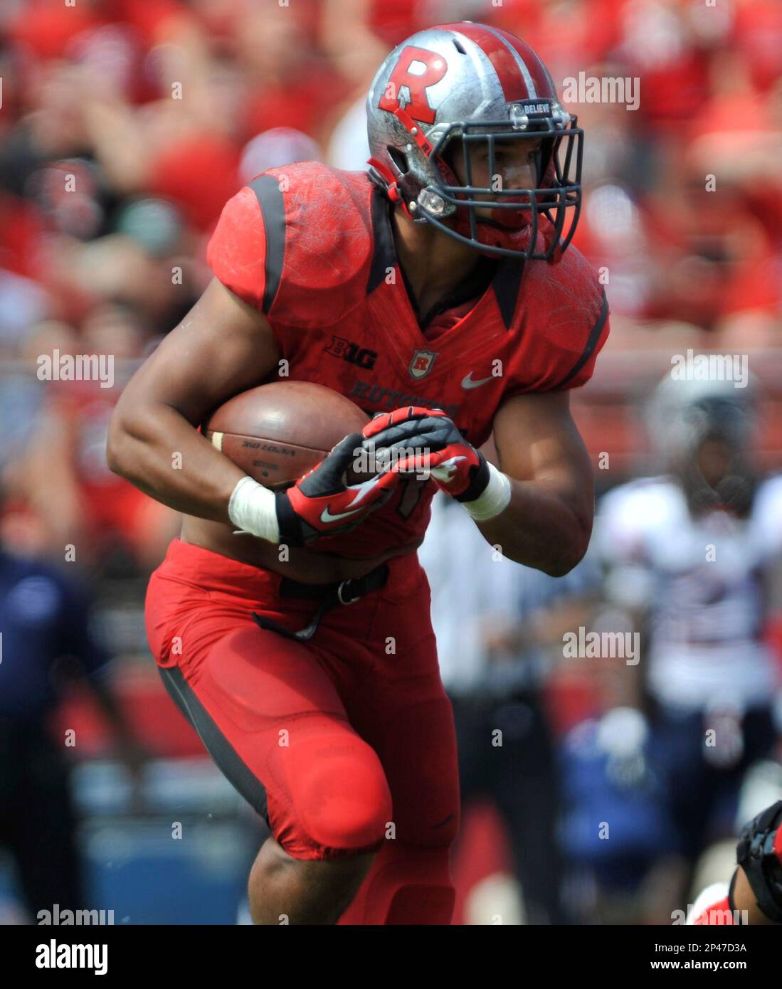 Sept. 6, 2014 - Piscataway, New Jersey, U.S. - Rutgers' running back ...