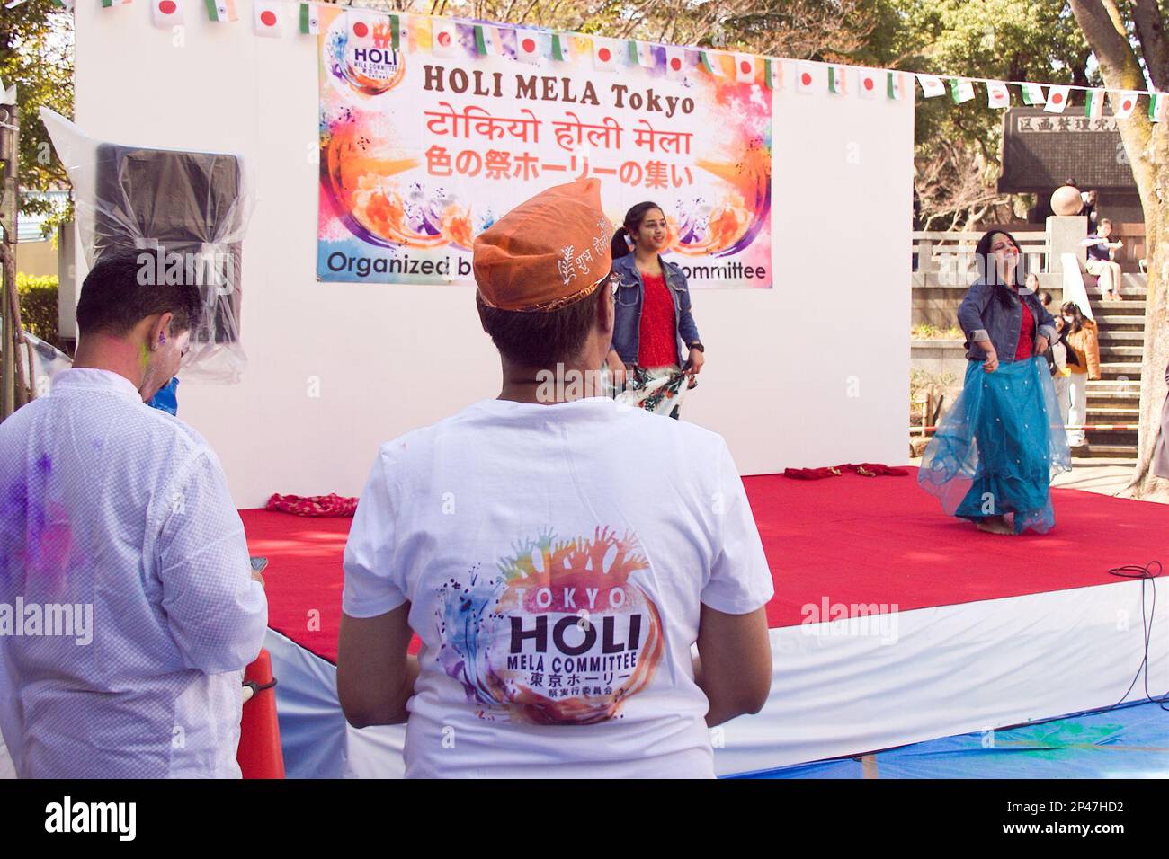 March 4, 2023 - The 5th Holi Mela in Tokyo, Japan. Holi is one of the ...