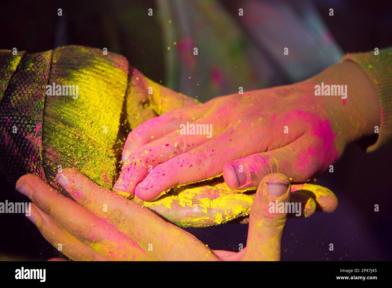 March 4, 2023 - The 5th Holi Mela in Tokyo, Japan. Holi is one of the ...