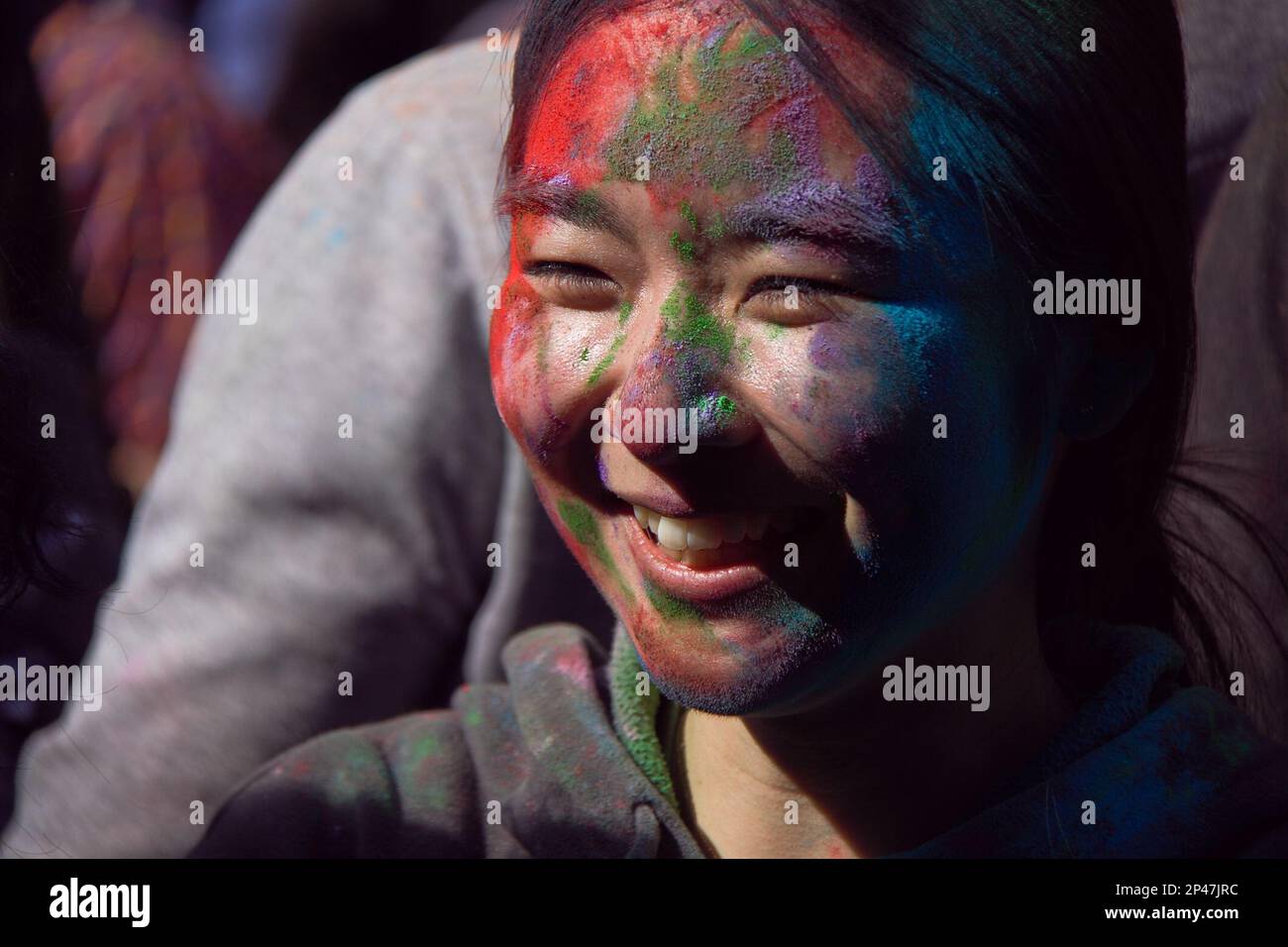 March 4, 2023 - The 5th Holi Mela in Tokyo, Japan. Holi is one of the ...