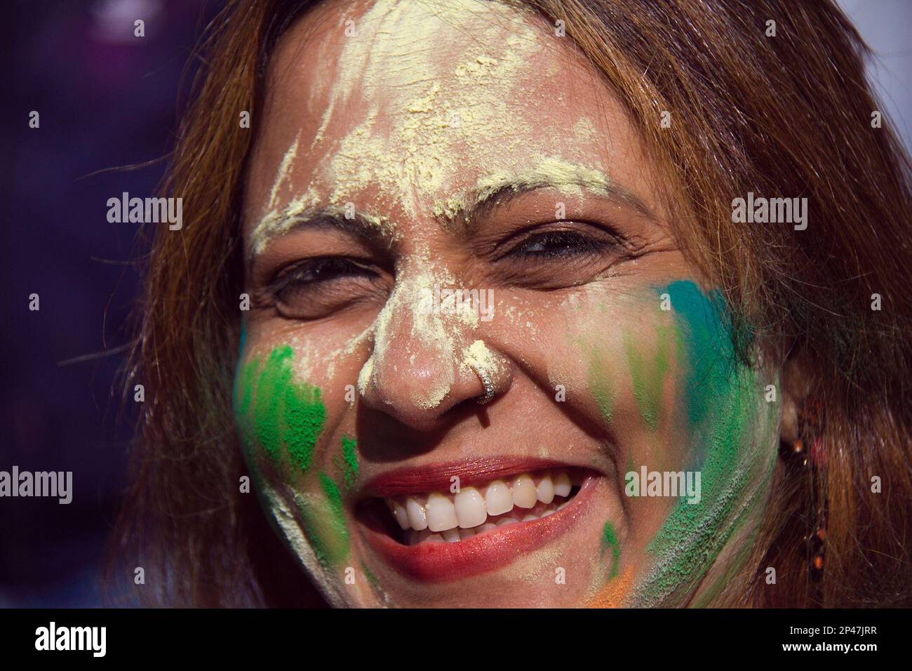 March 4, 2023 - The 5th Holi Mela in Tokyo, Japan. Holi is one of the ...