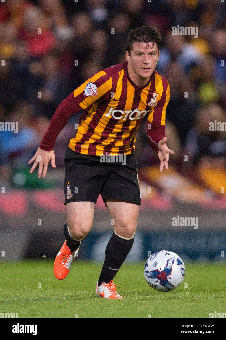 Aug. 27, 2014 - Bradford, United Kingdom - Billy Knott of Bradford ...