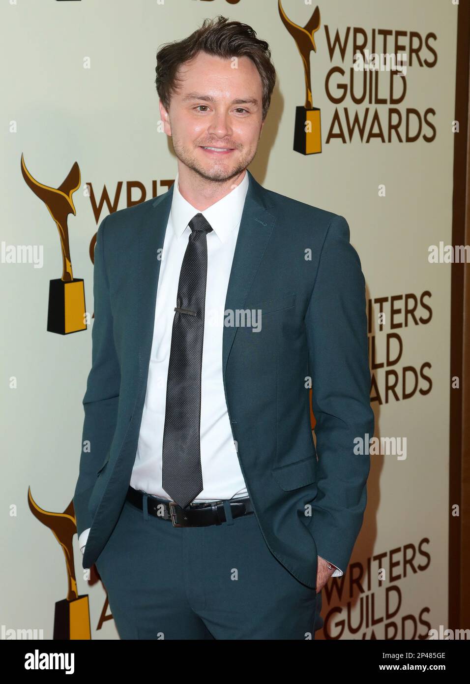 Chris Sturgeon arrives at The 2023 Writers Guild Awards held at The ...