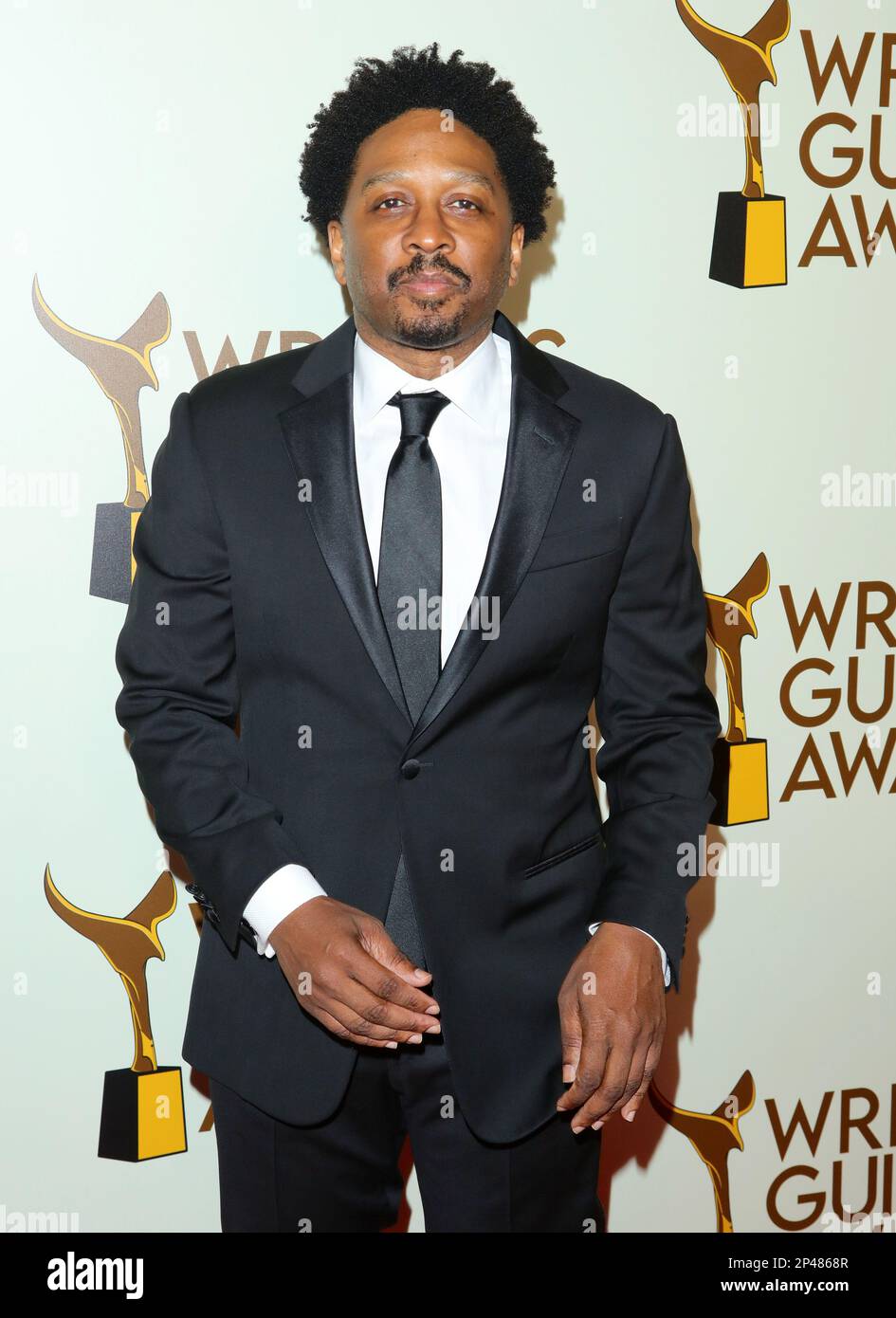 Joe Robert Cole arrives at The 2023 Writers Guild Awards held at The ...