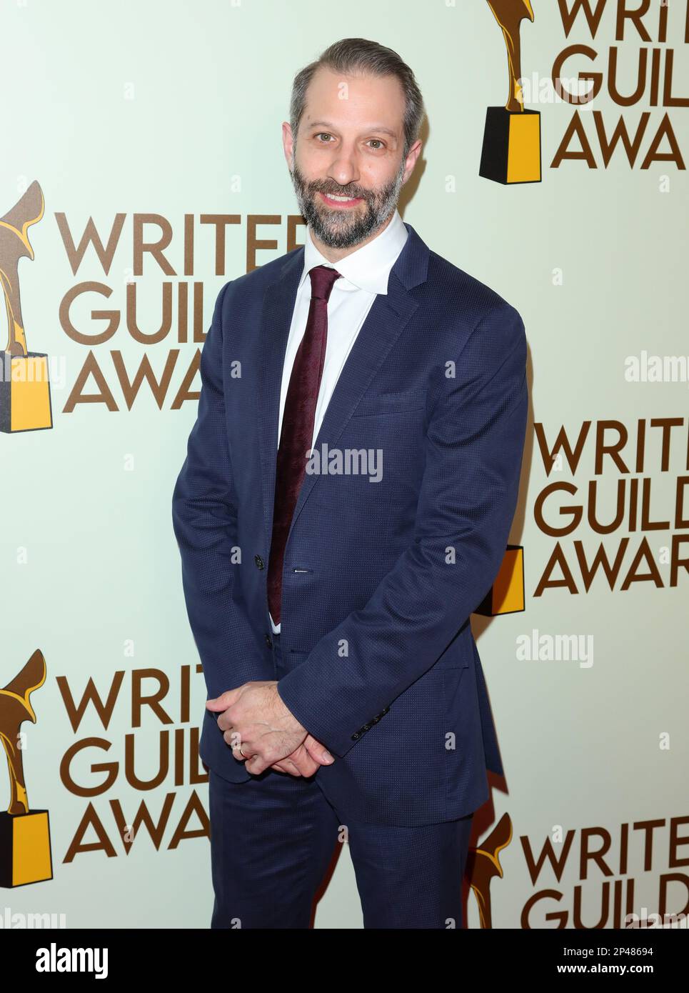 Matthew Bass arrives at The 2023 Writers Guild Awards held at The ...