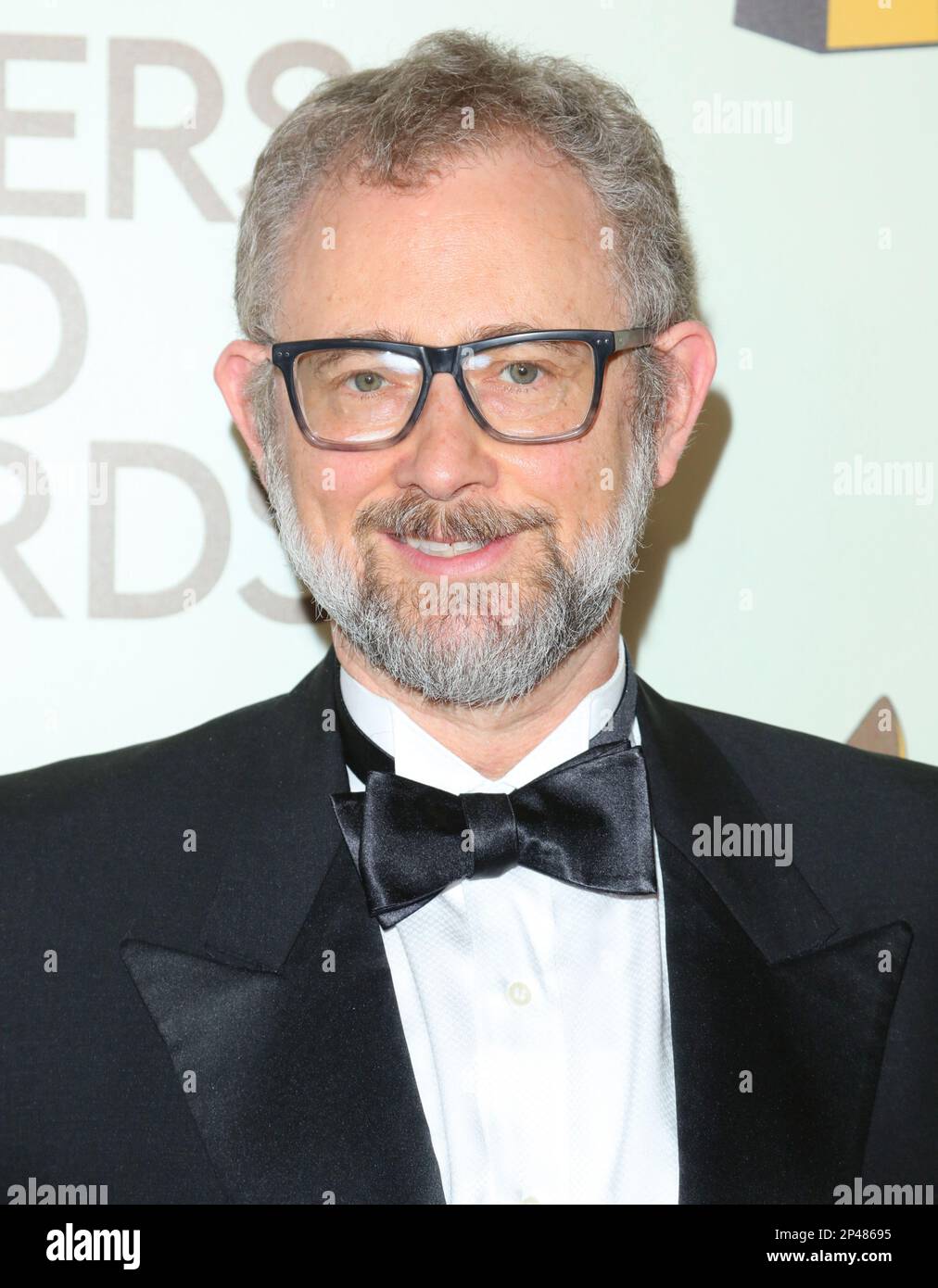 Elijah Aaron arrives at The 2023 Writers Guild Awards held at The Fairmont Century Plaza in ...