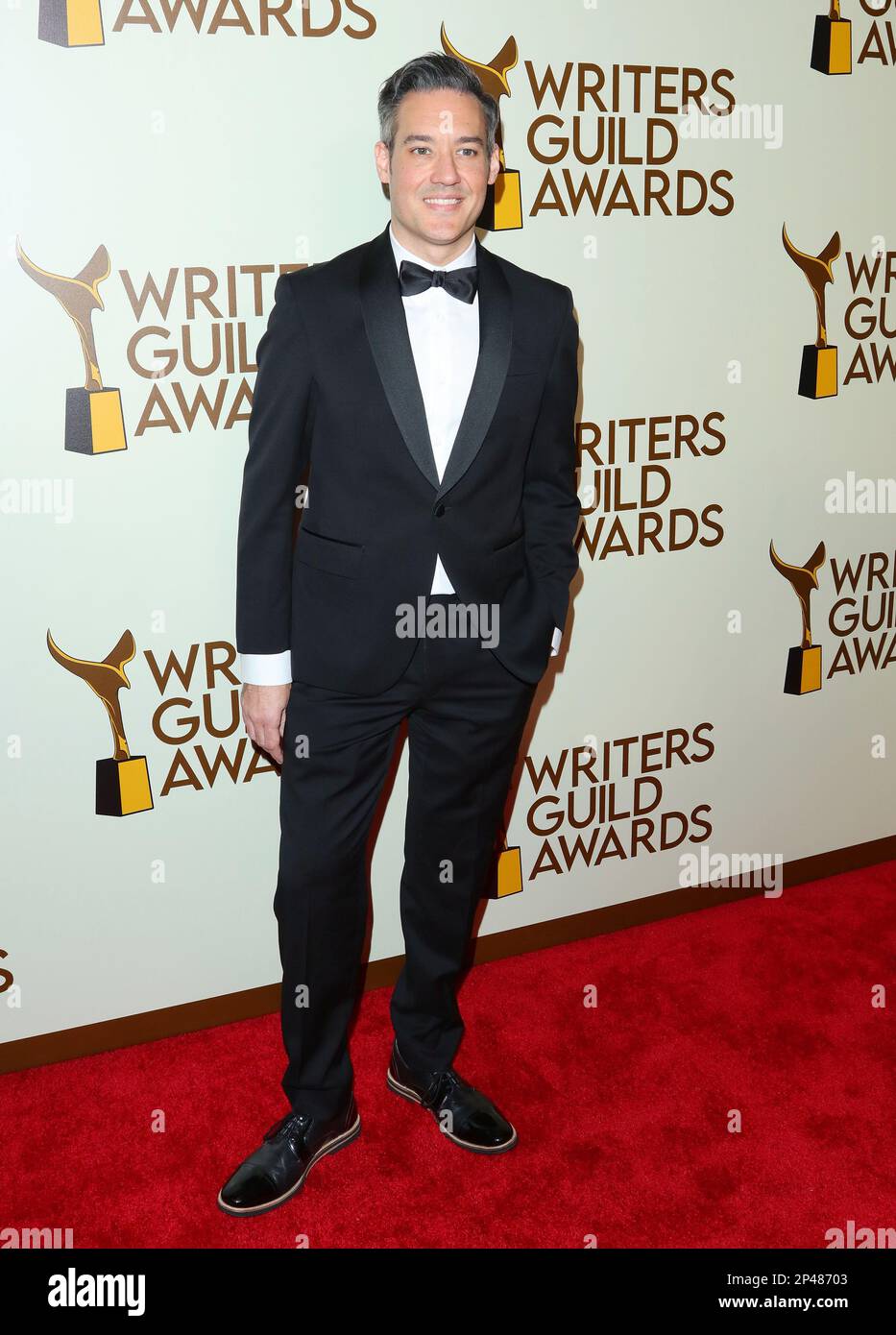 Eric Appel arrives at The 2023 Writers Guild Awards held at The ...