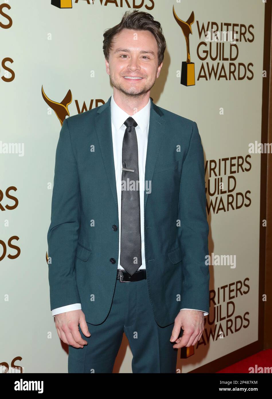 Chris Sturgeon arrives at The 2023 Writers Guild Awards held at The ...